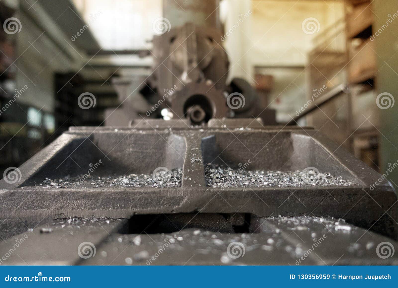 Vintage Thread Milling Machine on Duty Stock Image - Image of ...