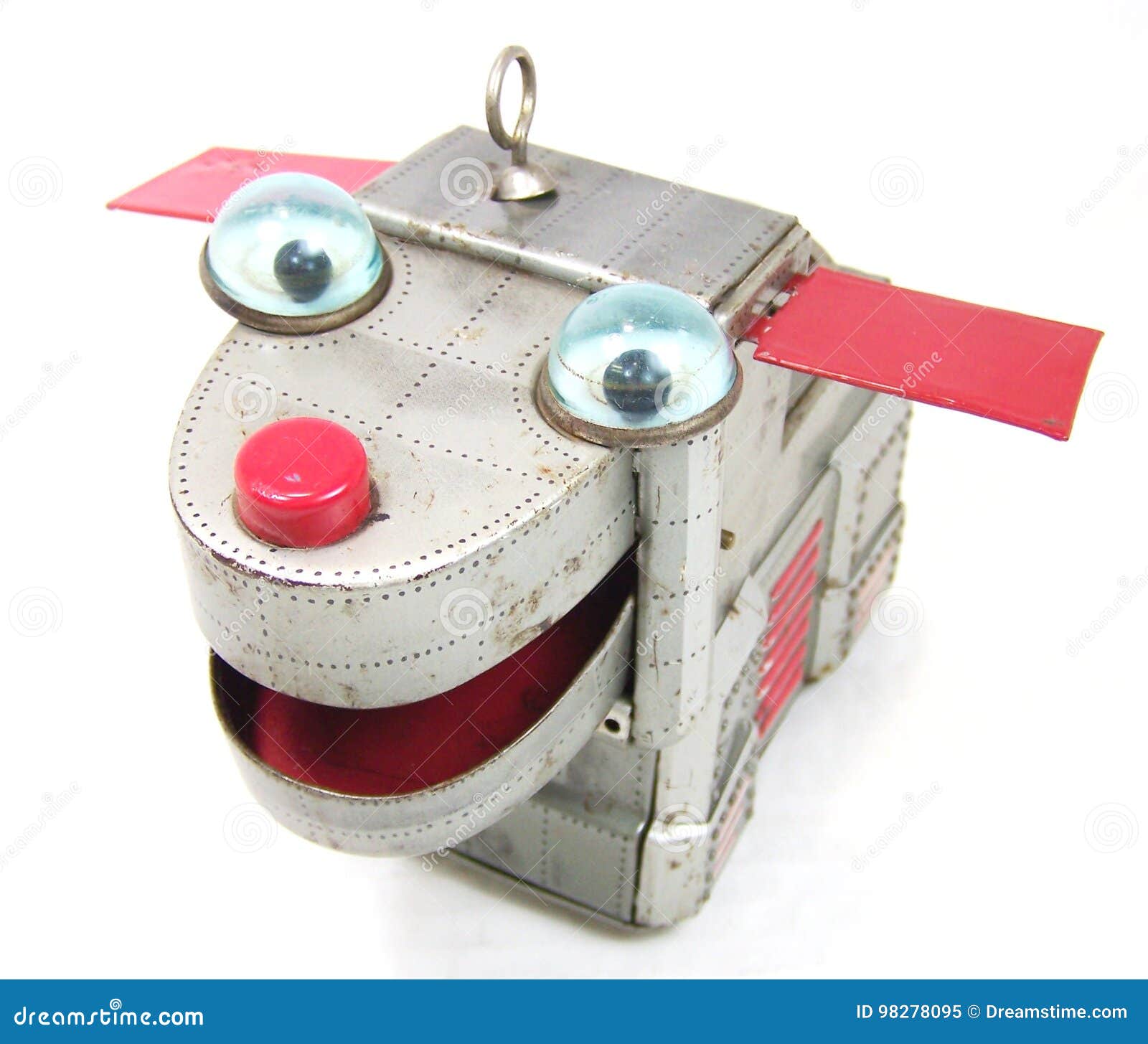 Vintage tin toy space dog stock image. Image of mechanical - 98278095