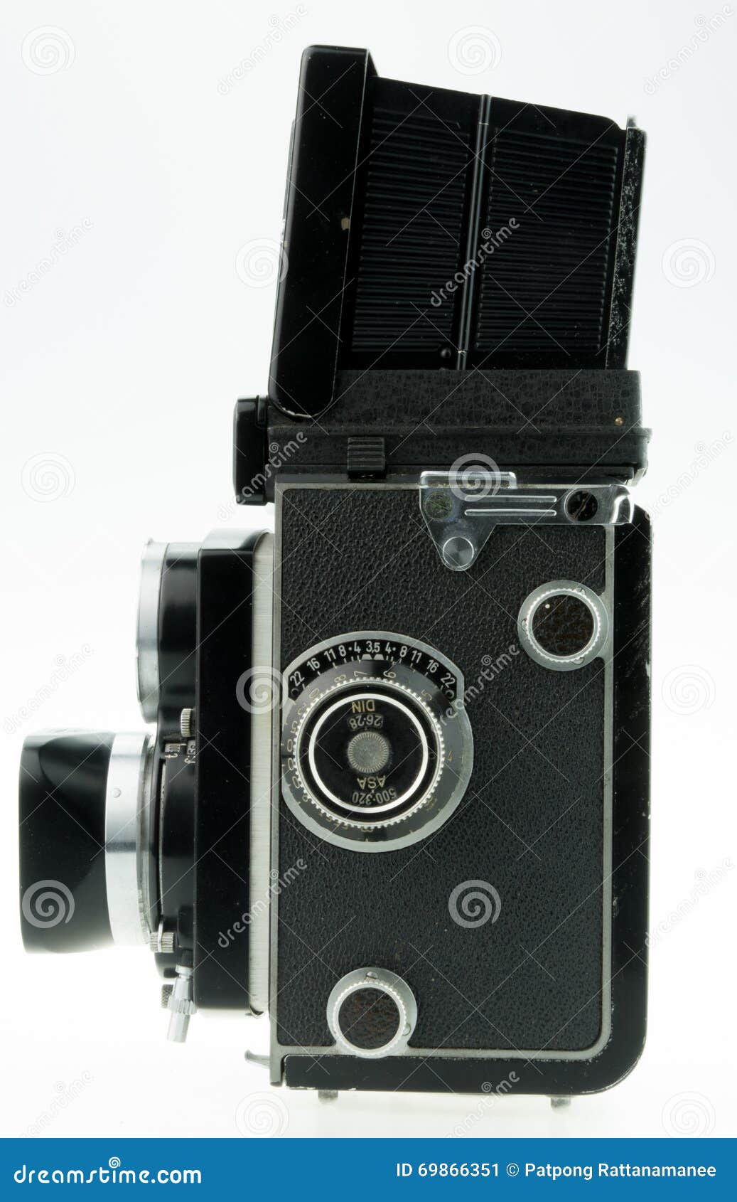 Vintage tlr camera stock image. Image of german, antique - 69866351