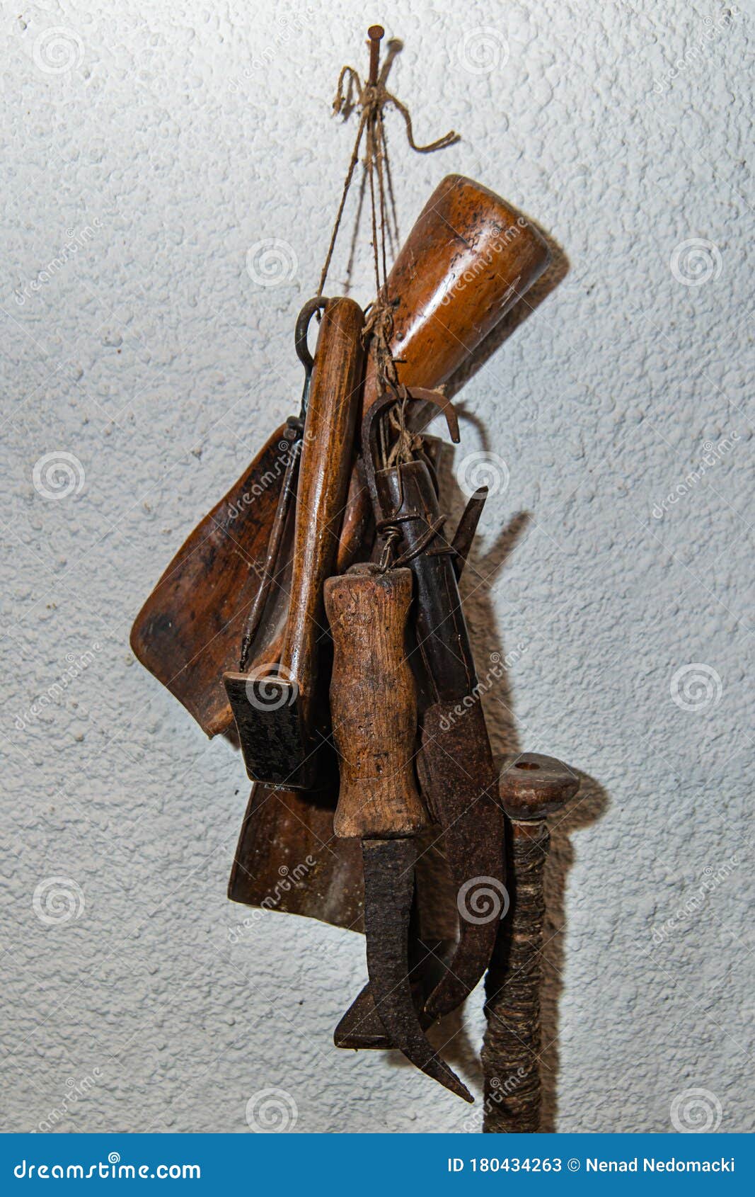 Vintage Tool for Old Shoemaker Stock Image - Image of community ...