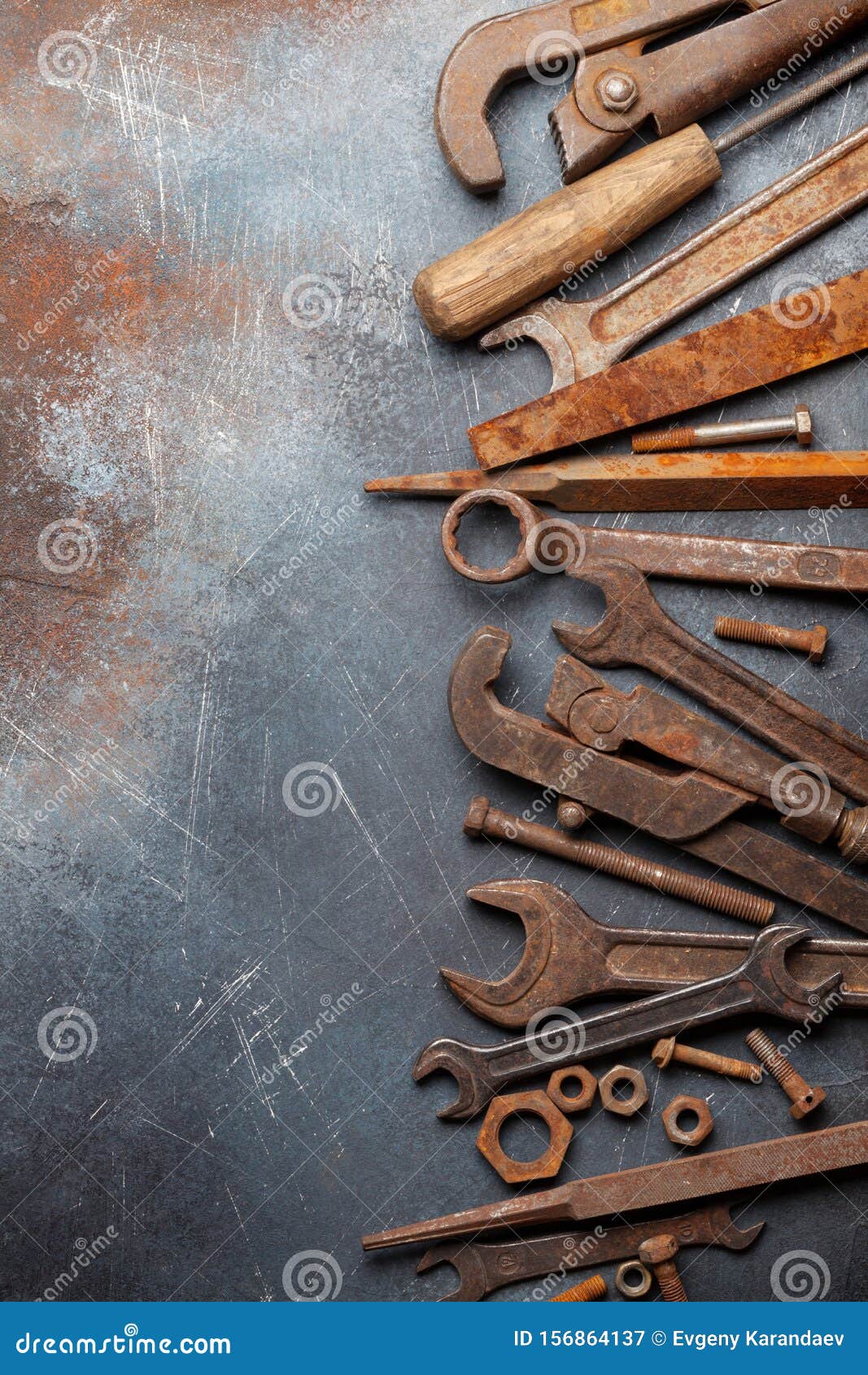 Vintage tools stock image. Image of industry, service - 156864137