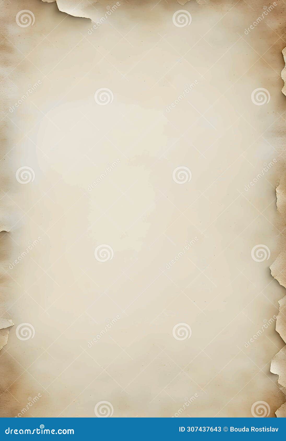 Vintage Torn Paper Background Texture To Further Creative Work Stock ...