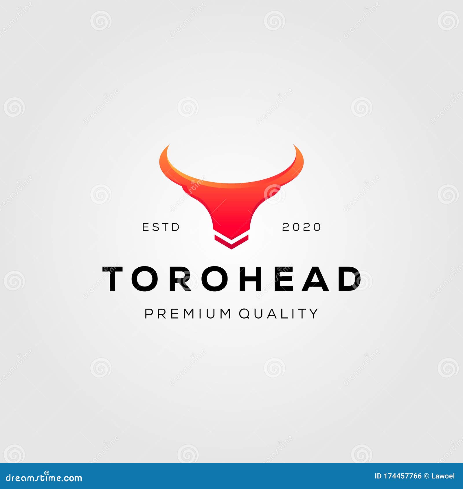 Vintage Toro Head Bull Logo Vector Designs | CartoonDealer.com #174457766