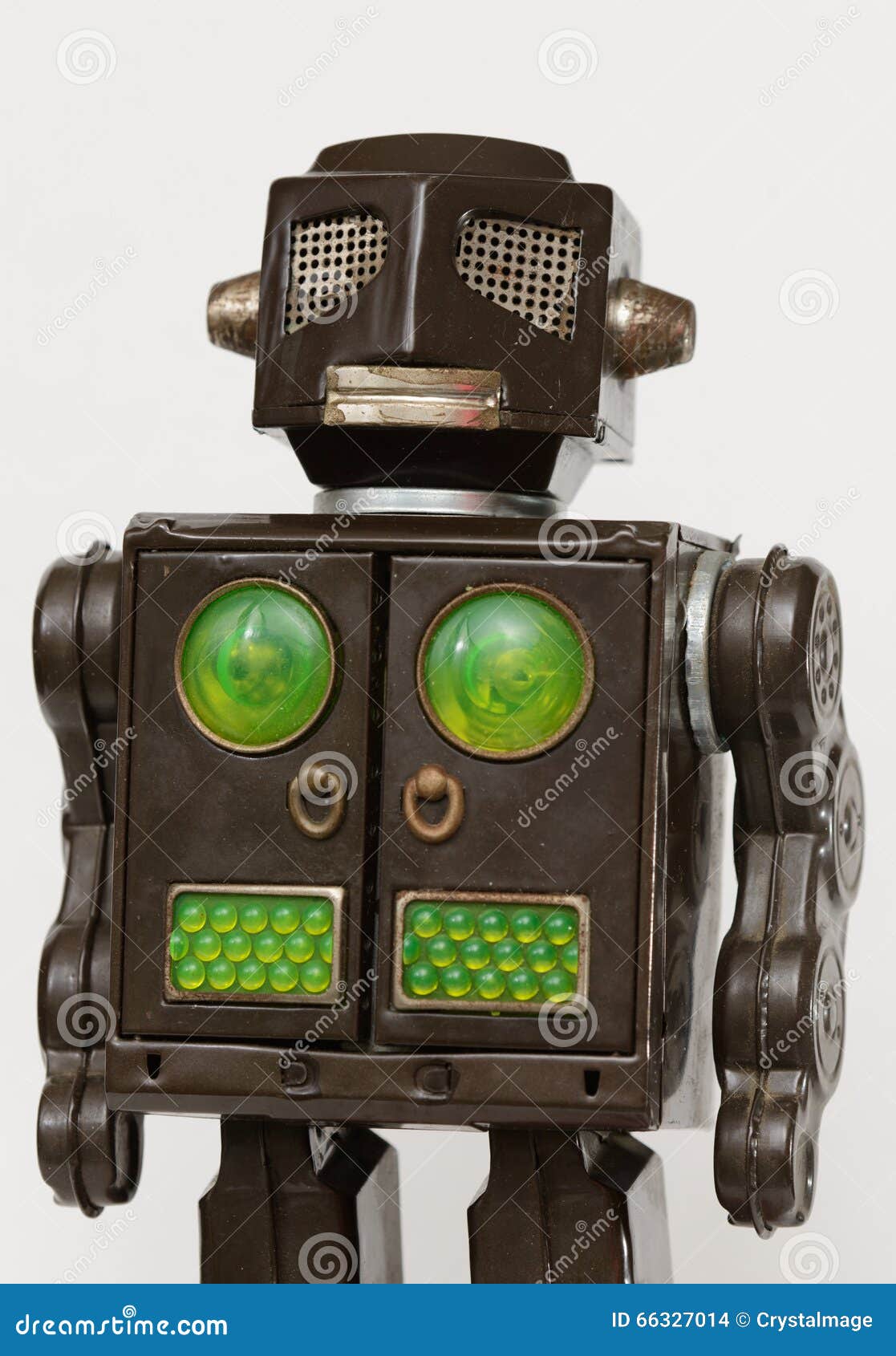 Vintage Toy Robot stock photo. Image of brown, metal - 66327014