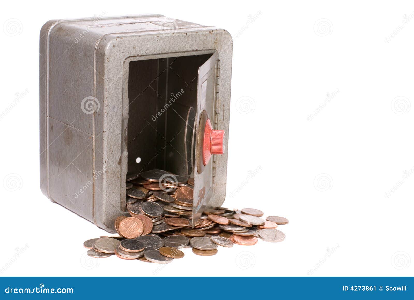 Vintage Toy Safe and Money stock image. Image of save - 4273861