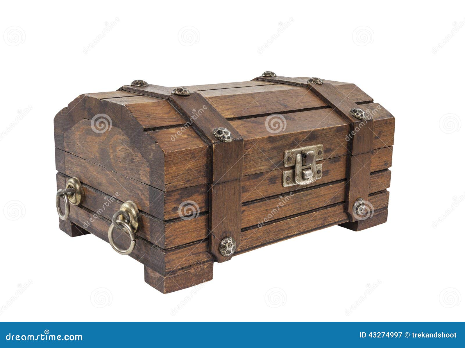 Vintage Toy Treasure Chest stock image. Image of wooden - 43274997