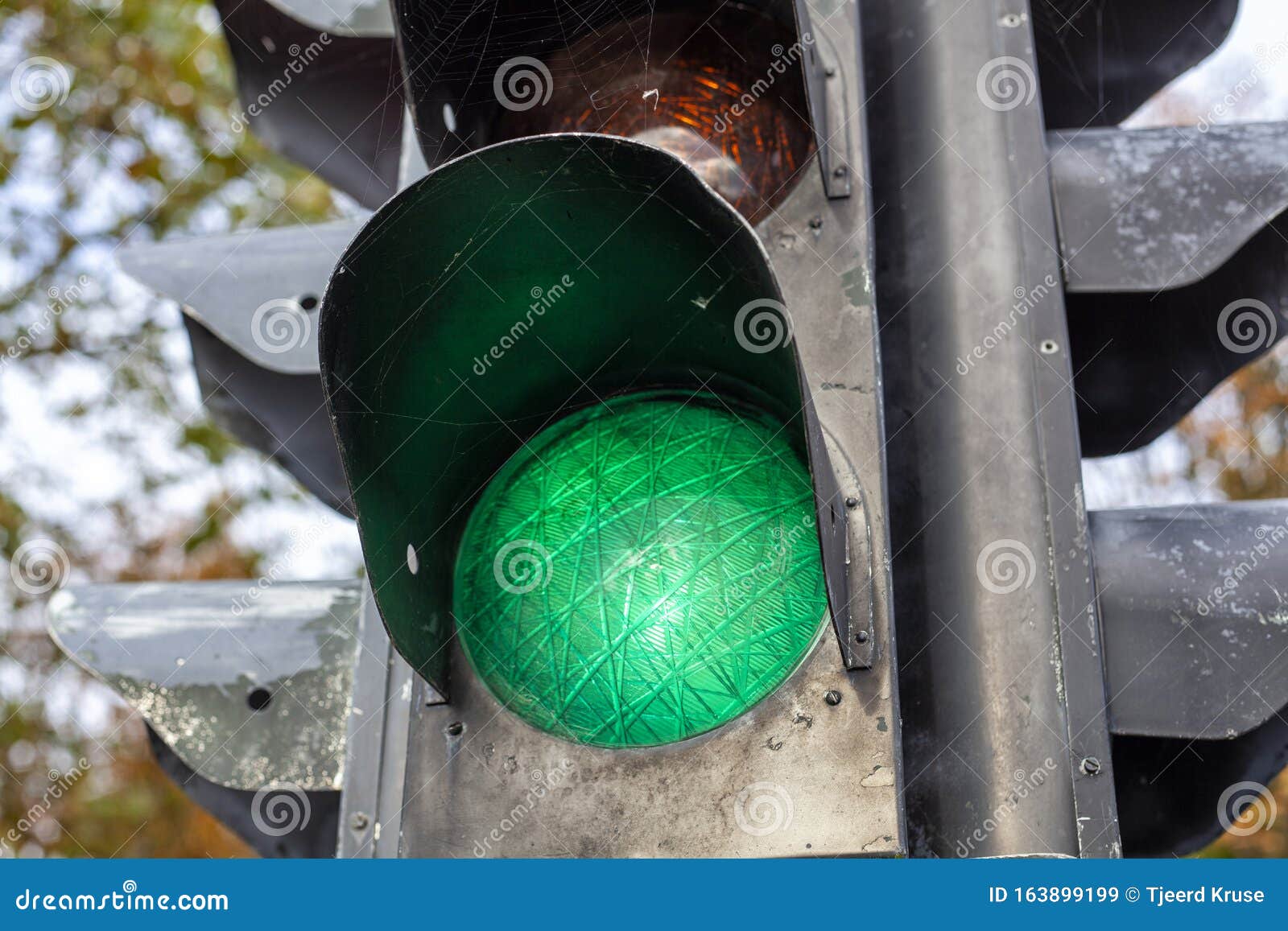 Vintage Traffic Light Sign Royalty-Free Stock Photography ...