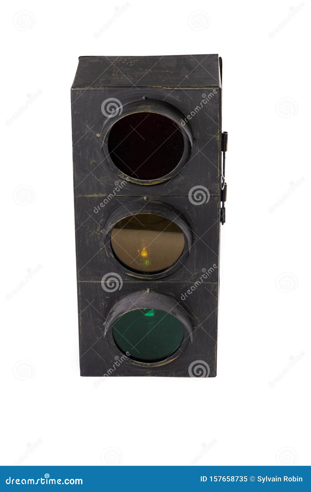 Vintage Traffic Light Sign Royalty-Free Stock Photography ...