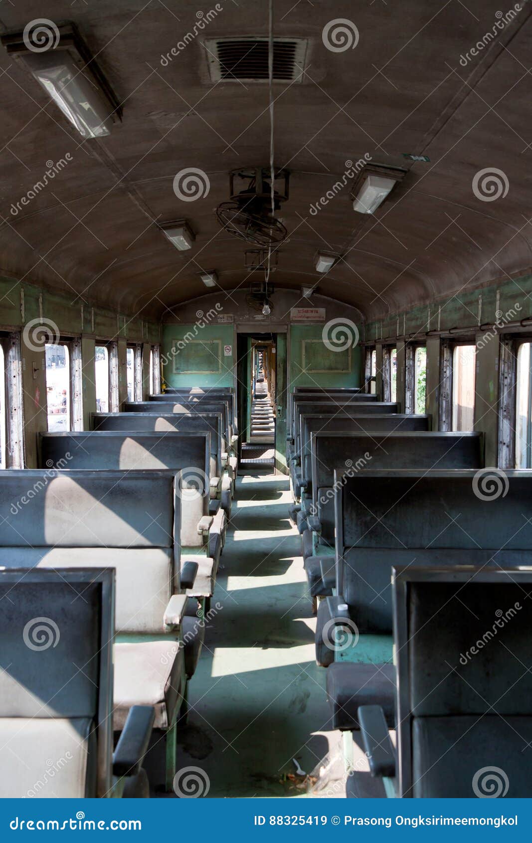 Vintage Train editorial stock image. Image of inside - 88325419