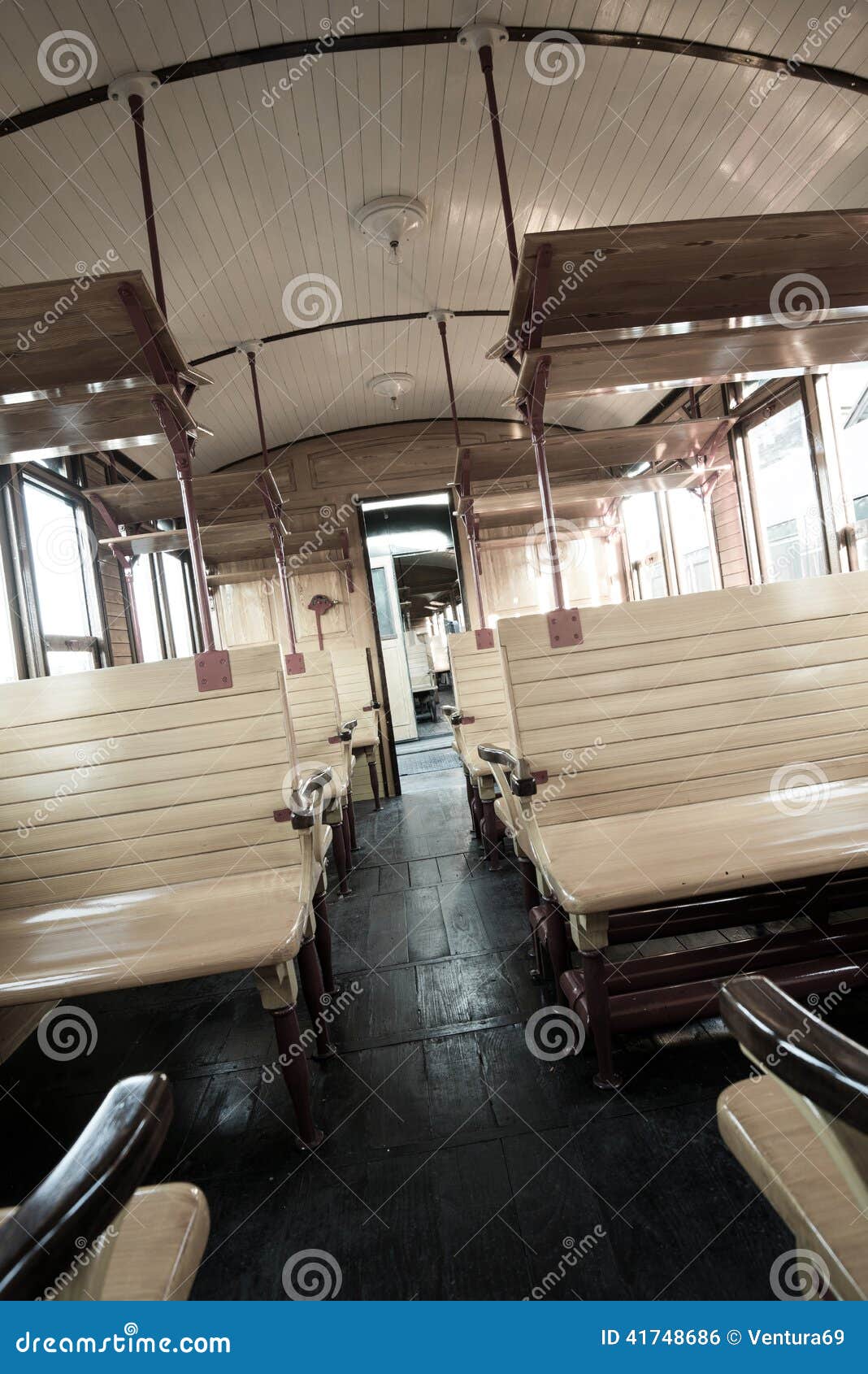 Vintage train interior editorial photo. Image of locomotive - 41748686