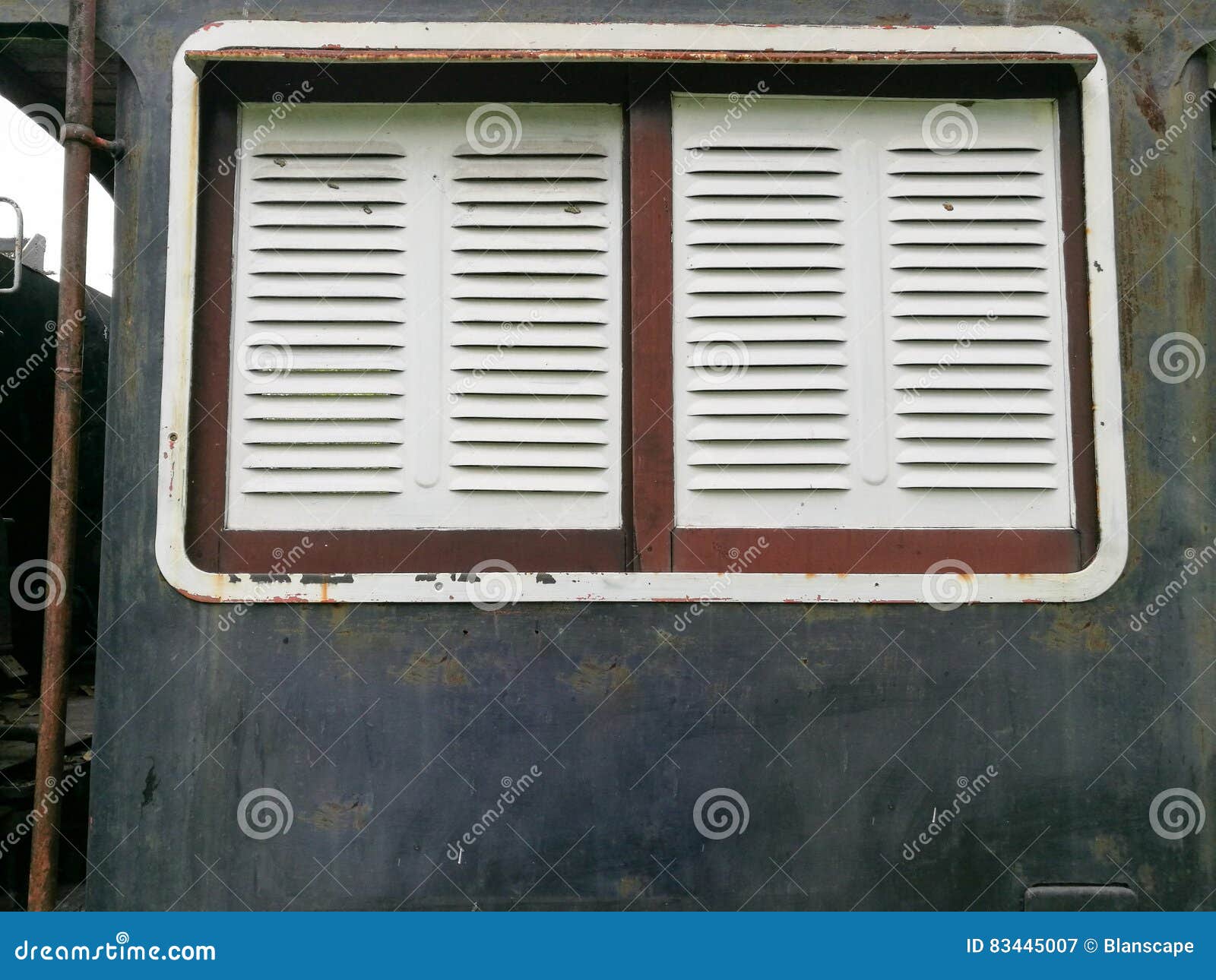 Vintage Train Windows on Bogie Stock Image - Image of railway, industry ...