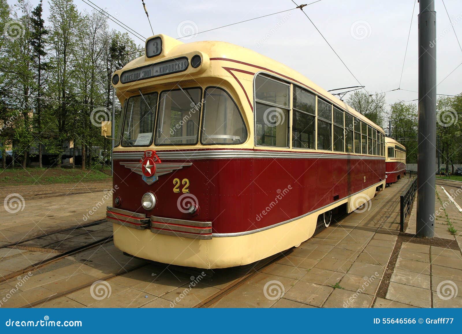 Vintage tram editorial photo. Image of empty, passenger - 55646566