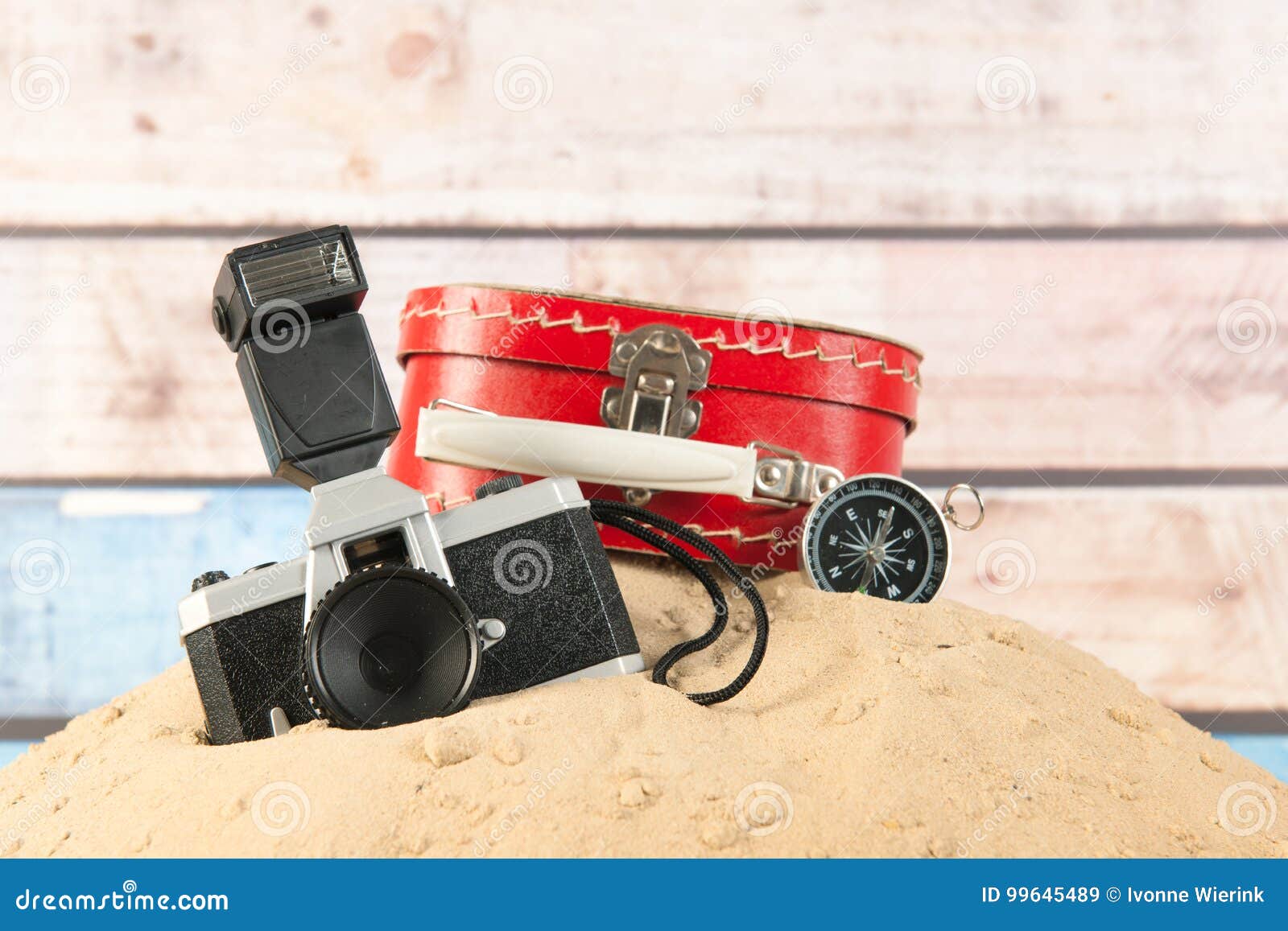 Vintage travel objects stock image. Image of suitcase - 99645489