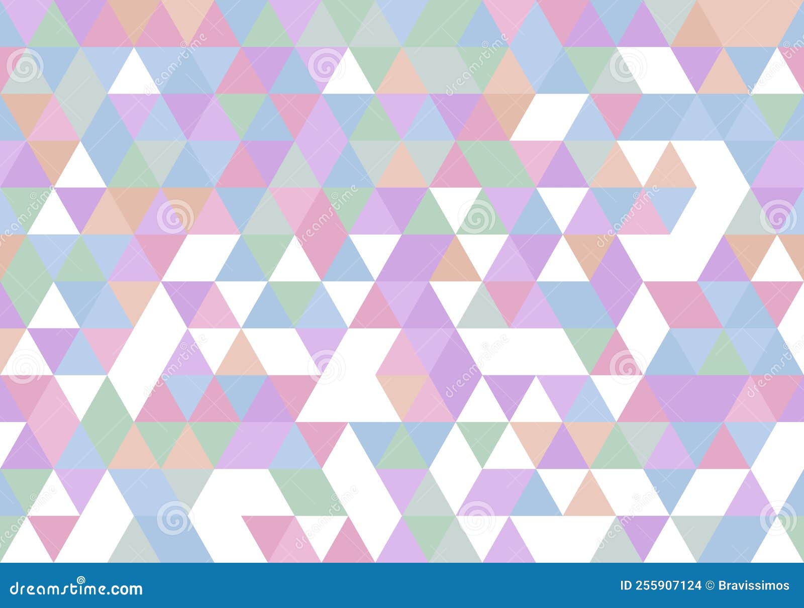 Vintage Triangle Repeat Pattern Design Decoration. Vector Stock Vector ...