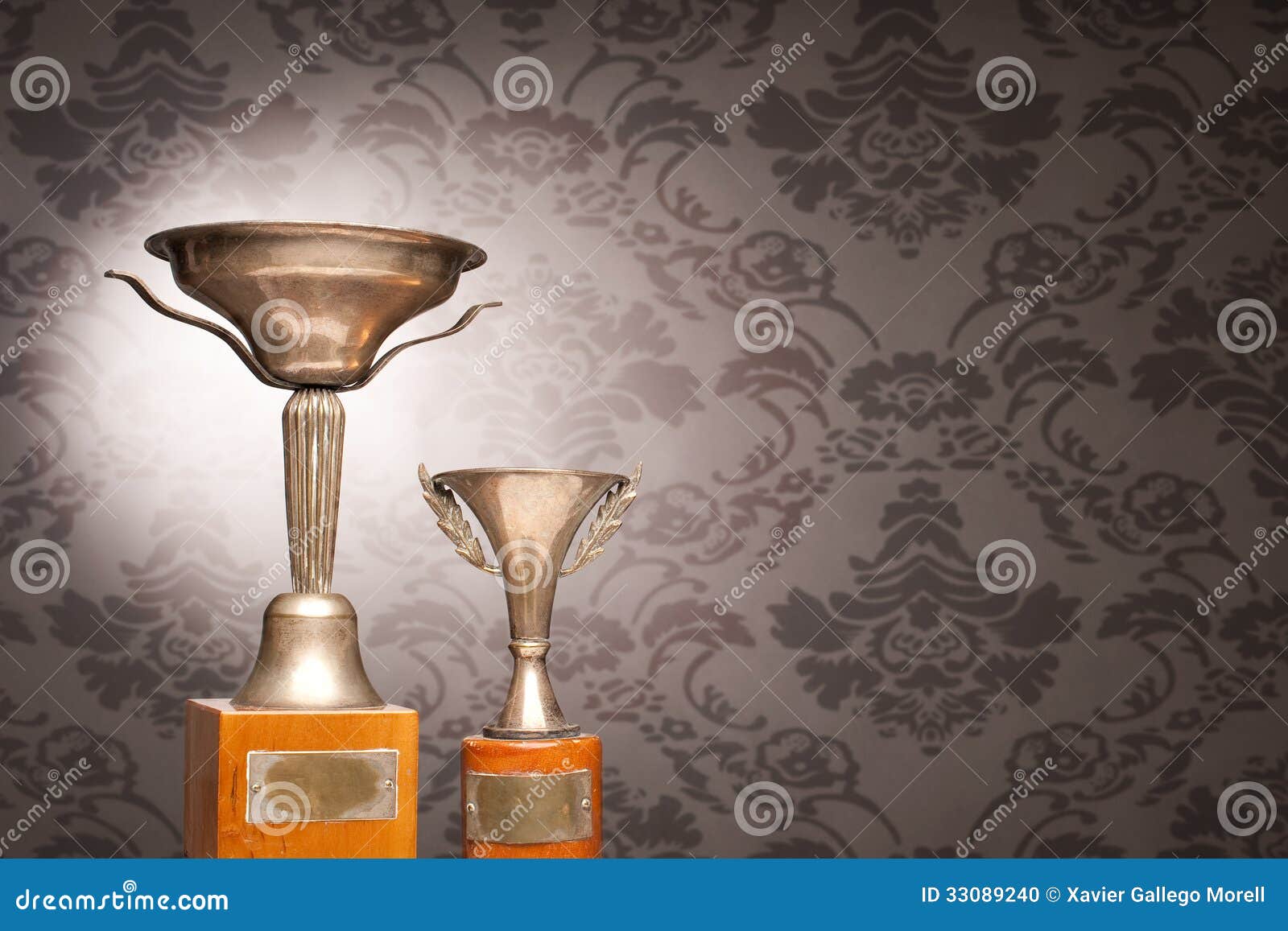 Vintage trophies stock photo. Image of ancient, achievement - 33089240