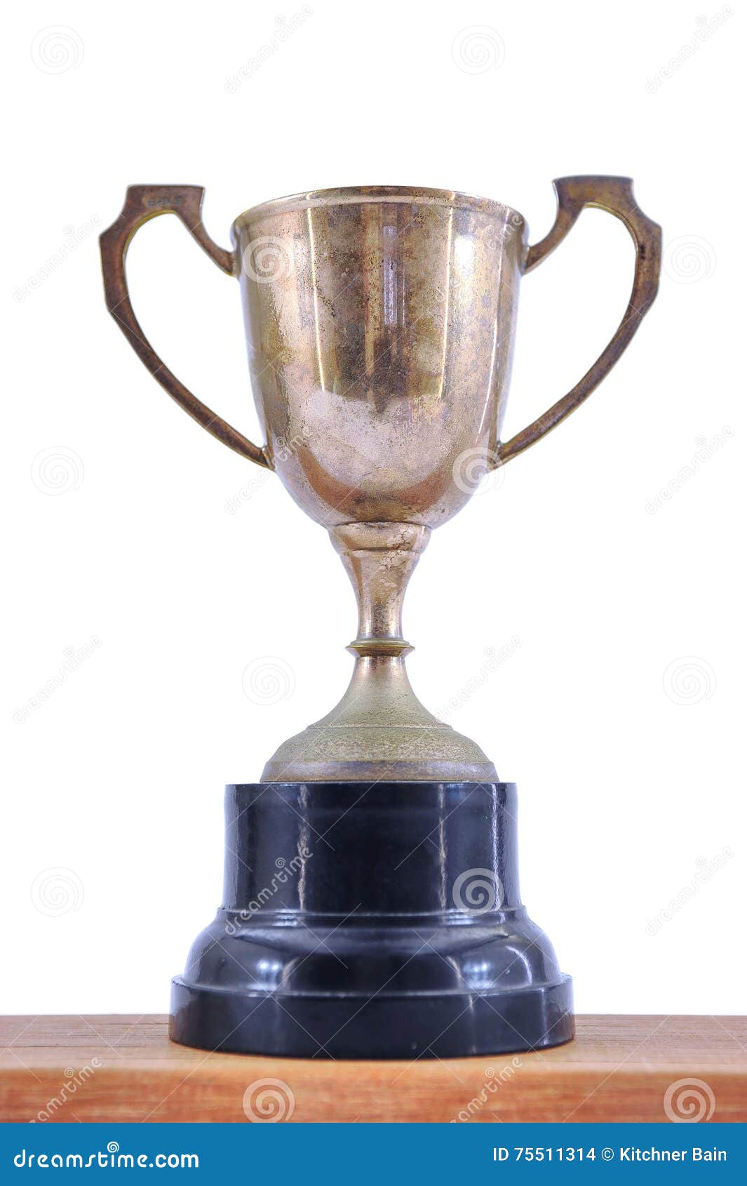 Vintage Trophy stock photo. Image of shiny, prize, isolated - 75511314