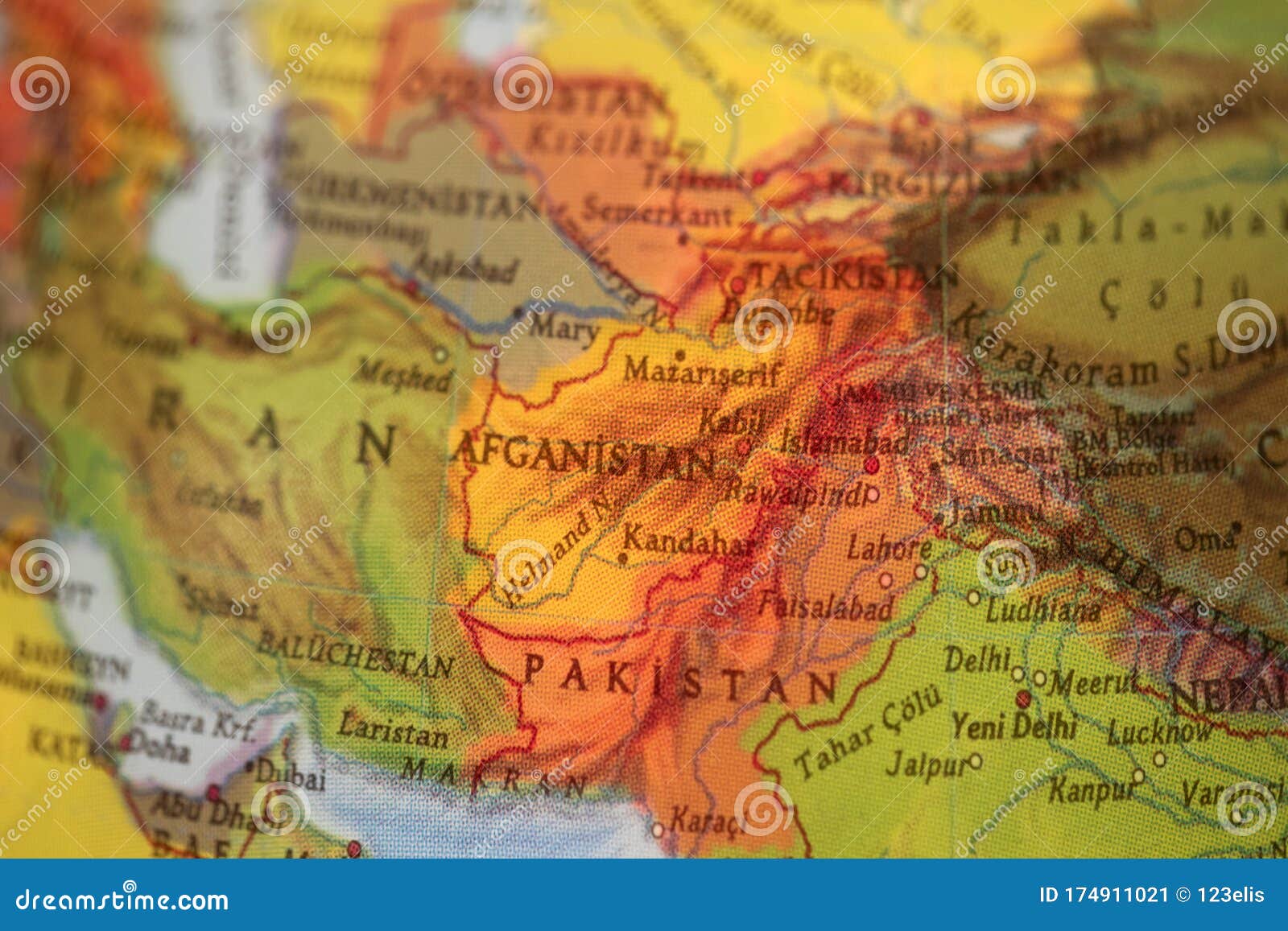 Vintage Turkish Map stock image. Image of focus, antique - 174911021