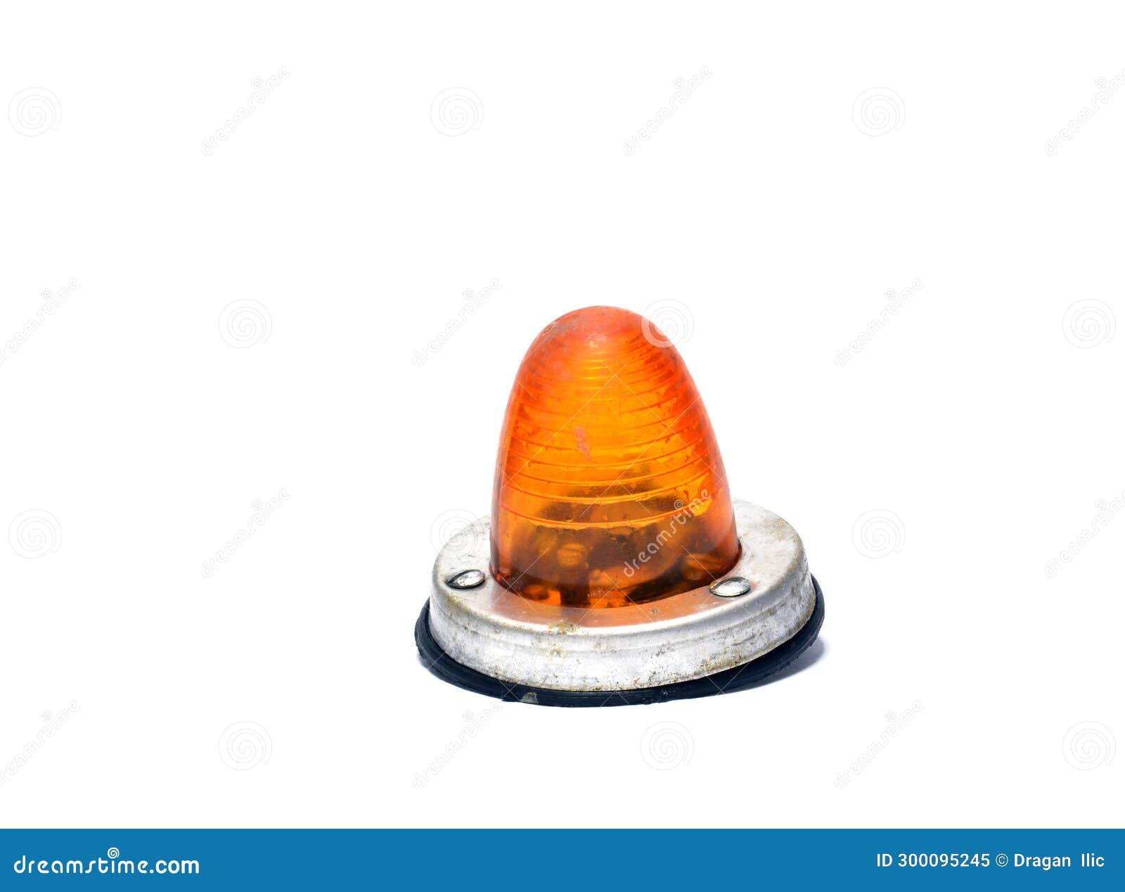 Vintage turn signal light stock image. Image of orange - 300095245