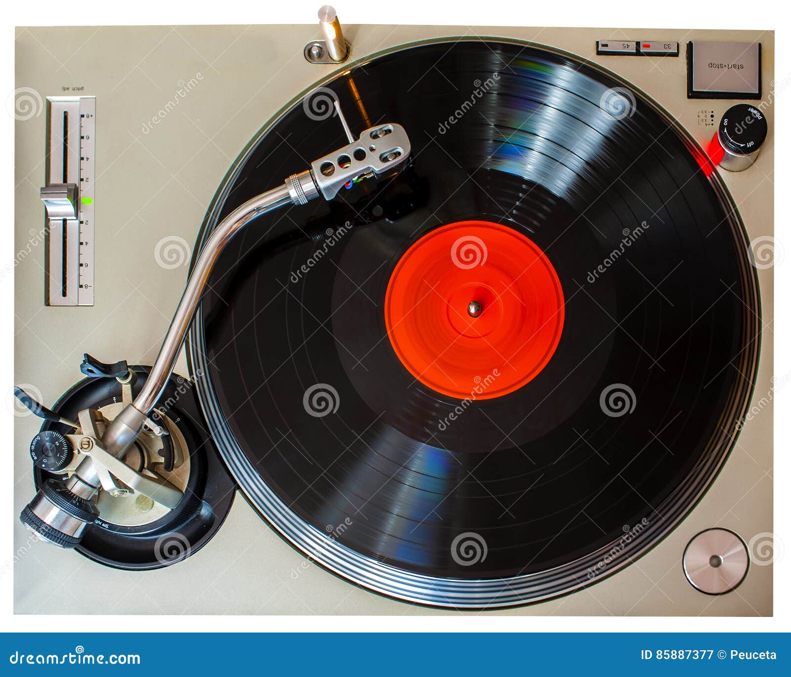 Vintage turn table stock image. Image of roll, beat, gramophone - 85887377