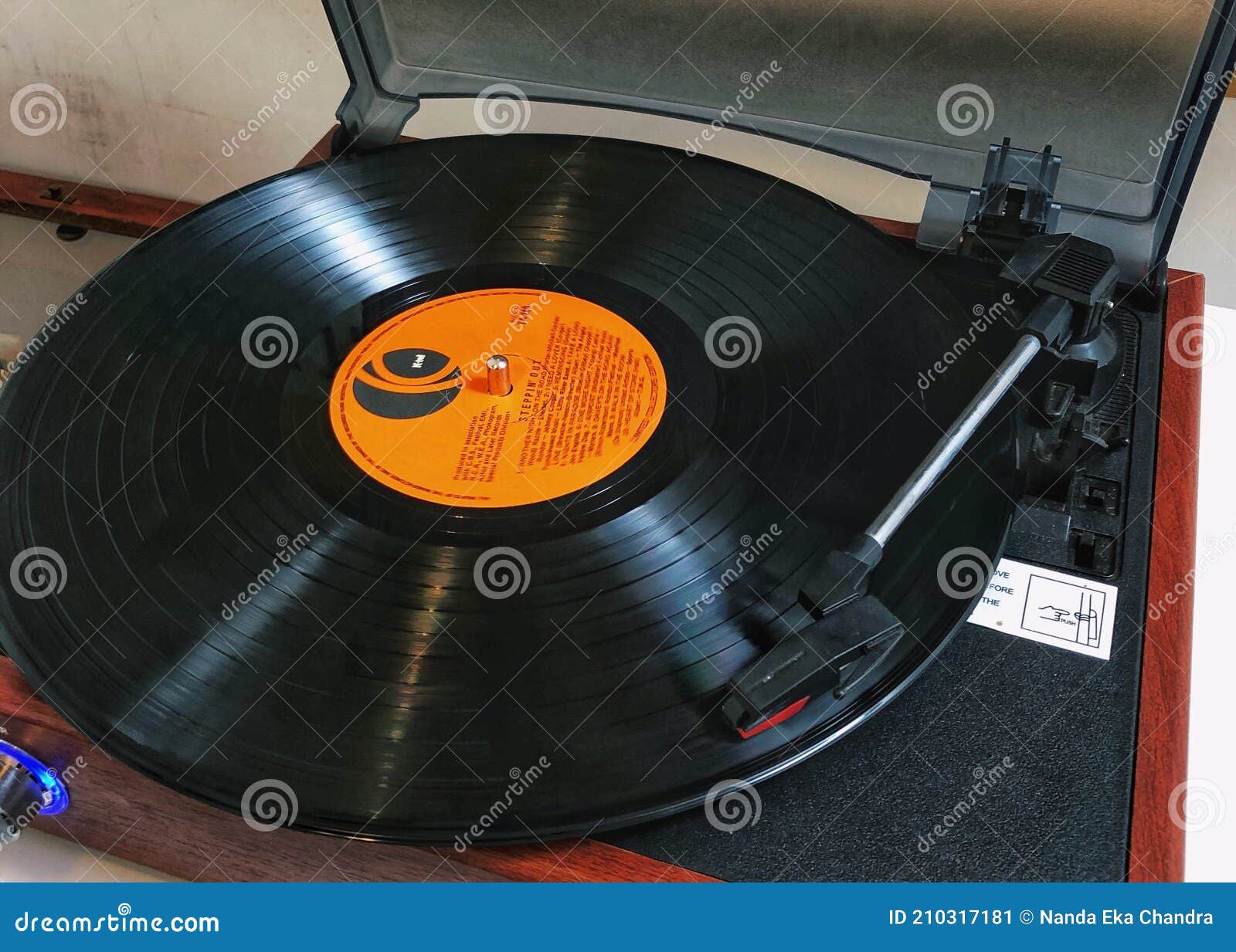 Turntables With Vinyl Records On White Background, Collage. Banner ...