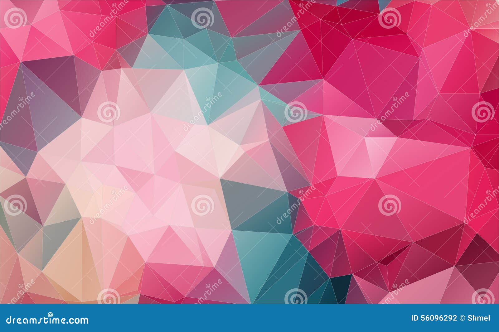 Vintage Two-dimensional Colorful Background Stock Vector - Illustration ...