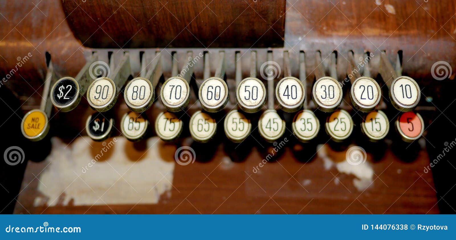 Vintage Typewriter Buttons stock photo. Image of button - 144076338