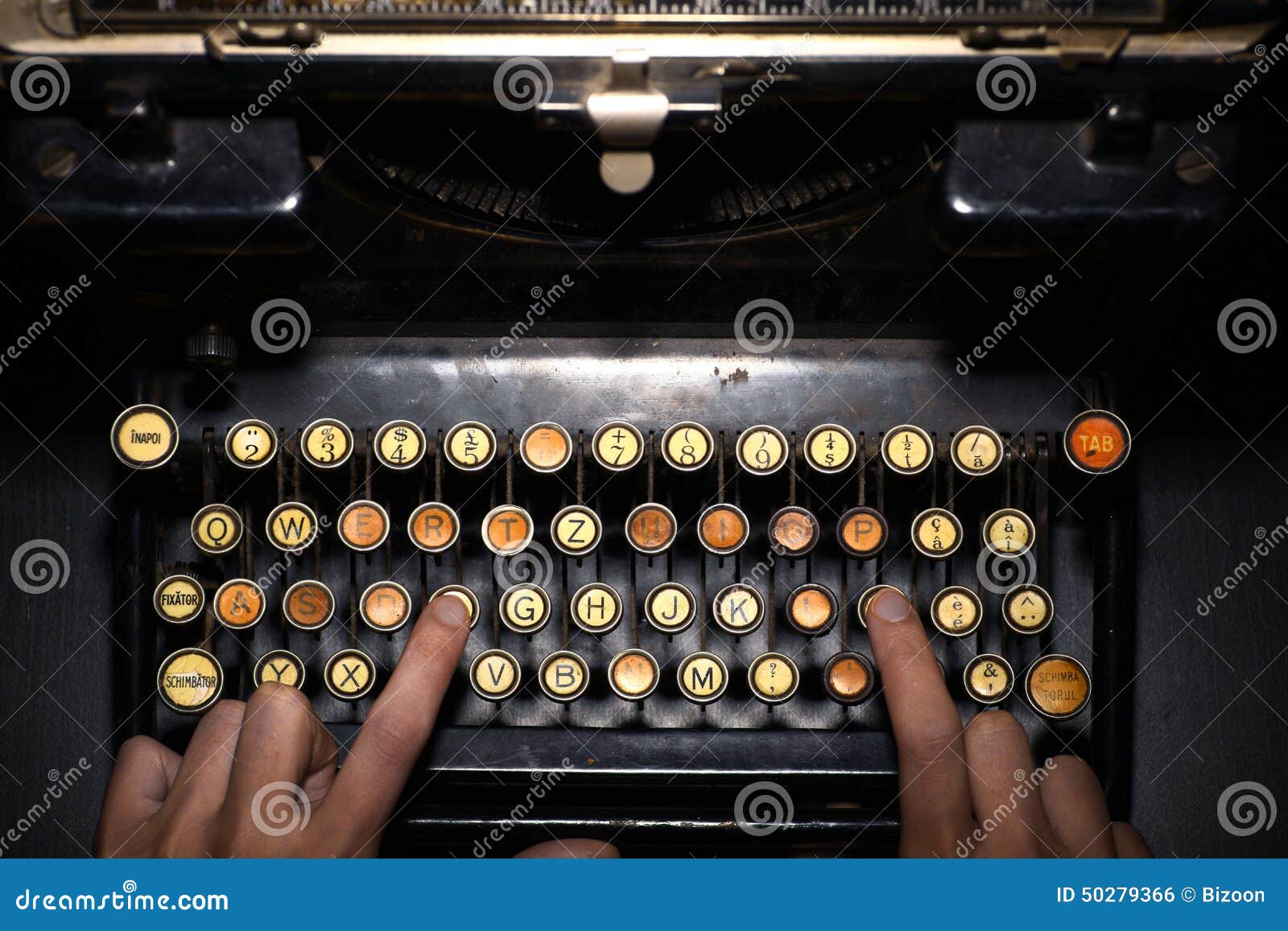 Vintage Typewriter Keyboard Editorial Photo - Image of rusty, keyboard ...
