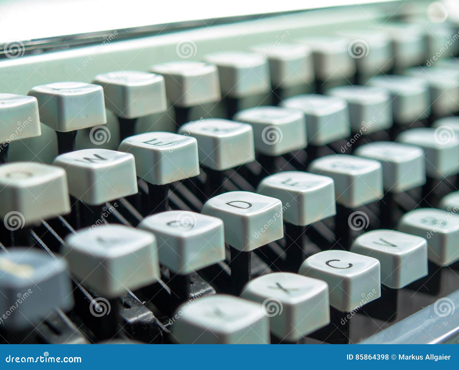 Vintage Typewriter Keyboard Stock Photo - Image of vintage, mechanical ...