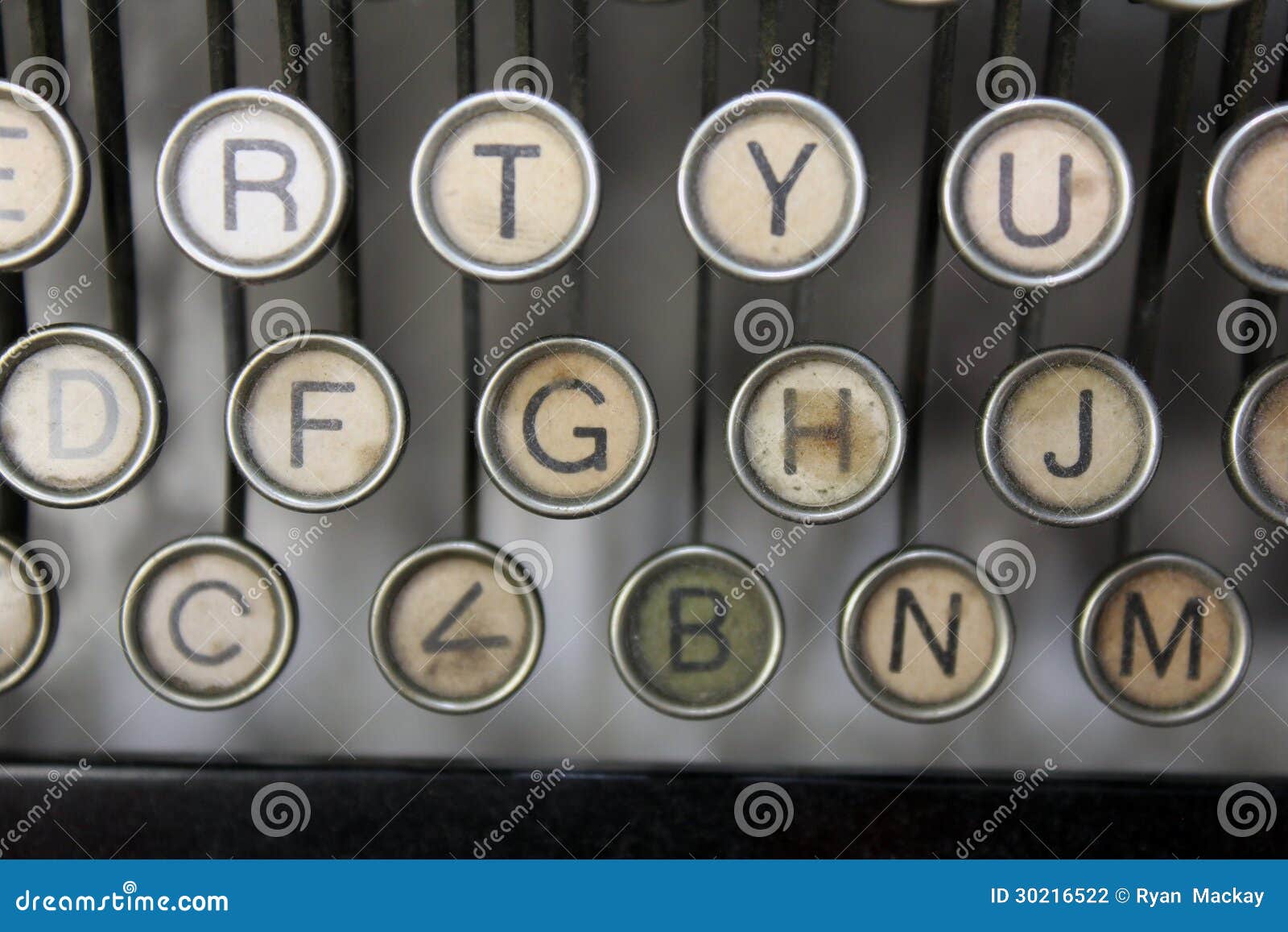 Typewriter keys stock photo. Image of type, equipment - 30216522