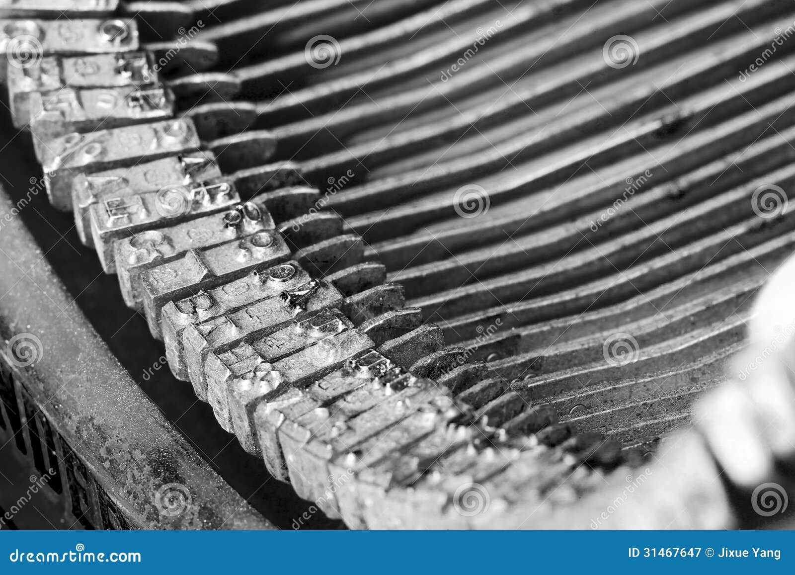 Vintage Typewriter Letters stock image. Image of text - 31467647
