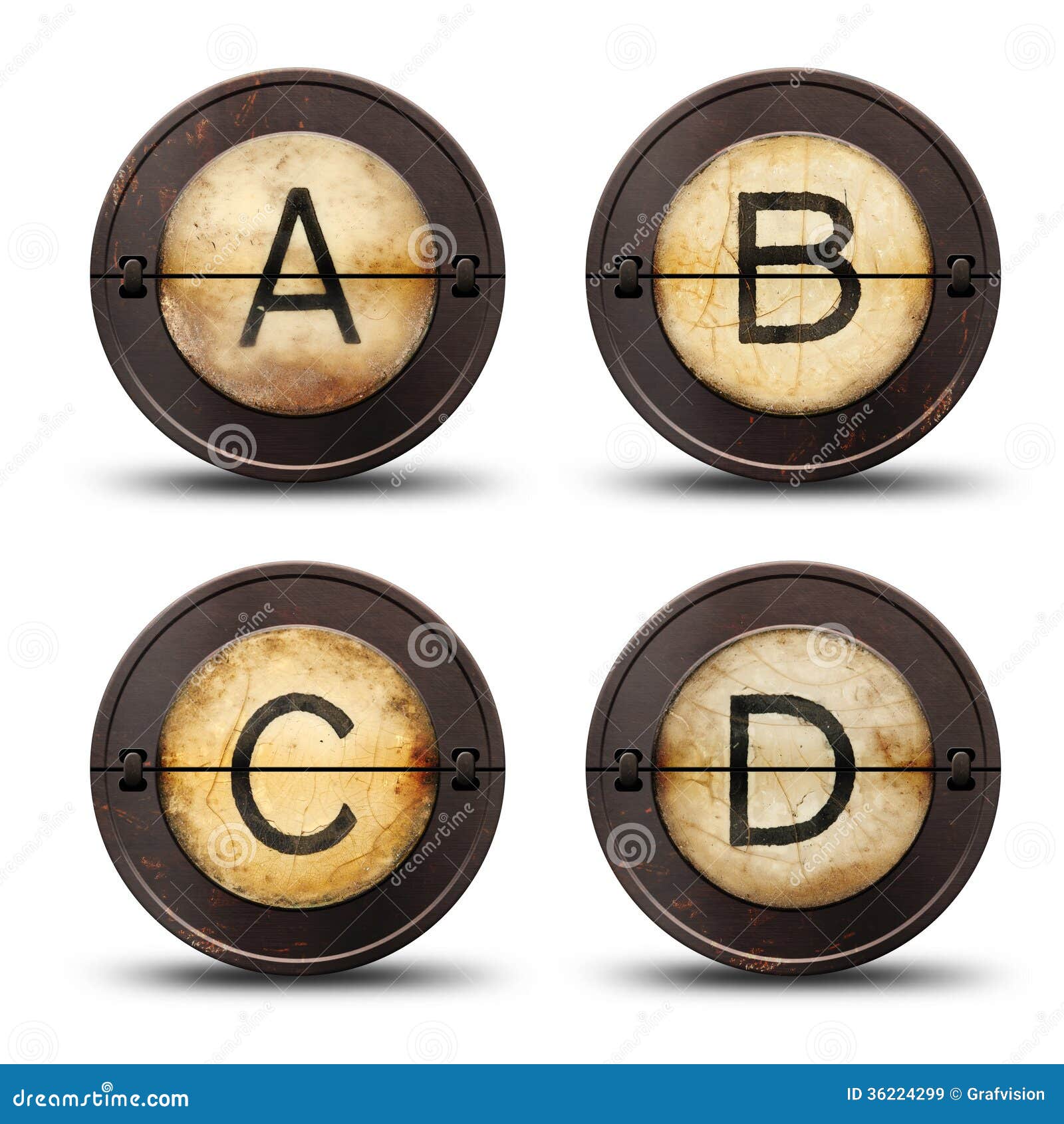 Vintage typewriter letters stock image. Image of print - 36224299