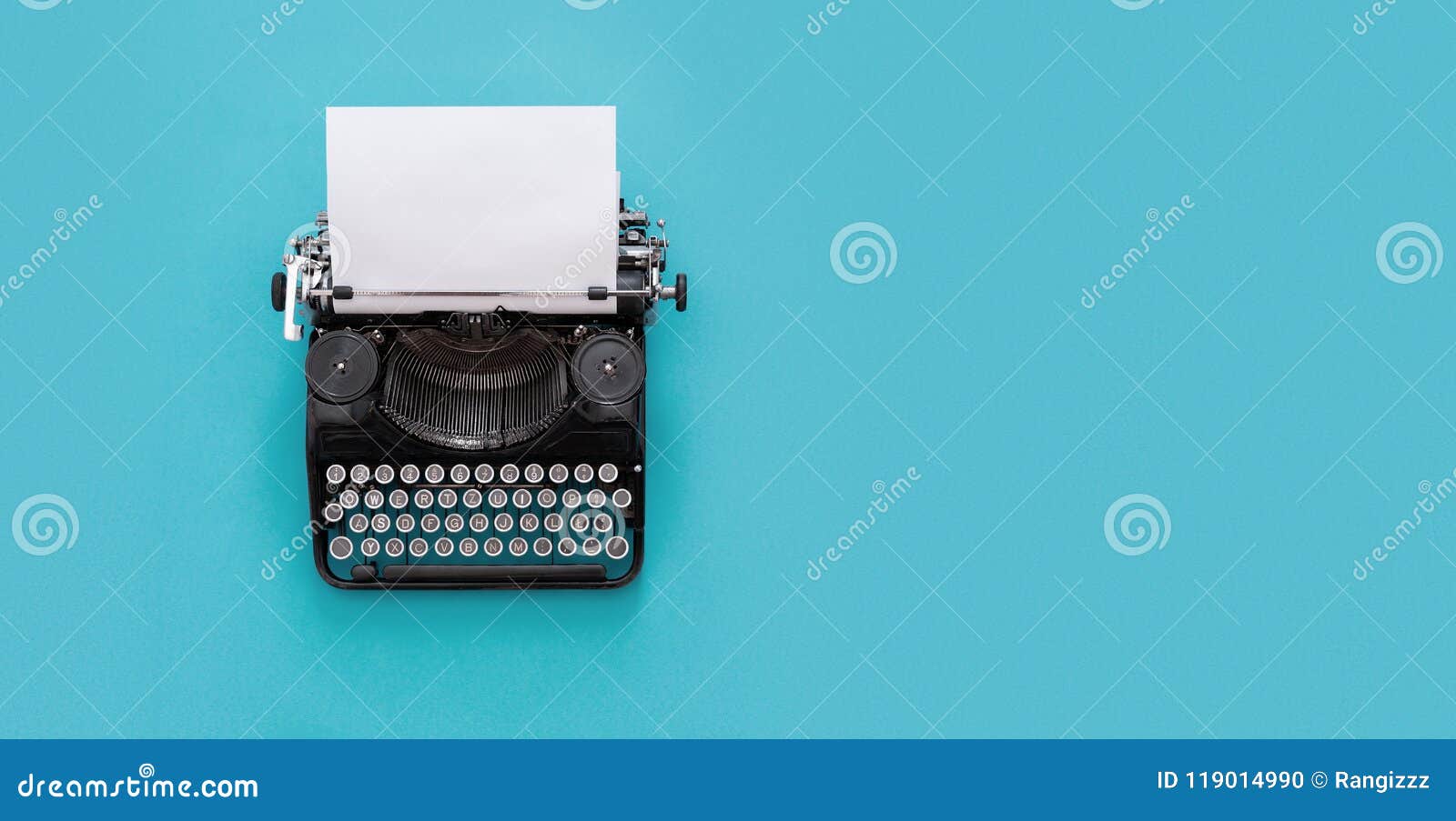 Vintage Typewriter With QWERTZ Layout Royalty-Free Stock Photo ...