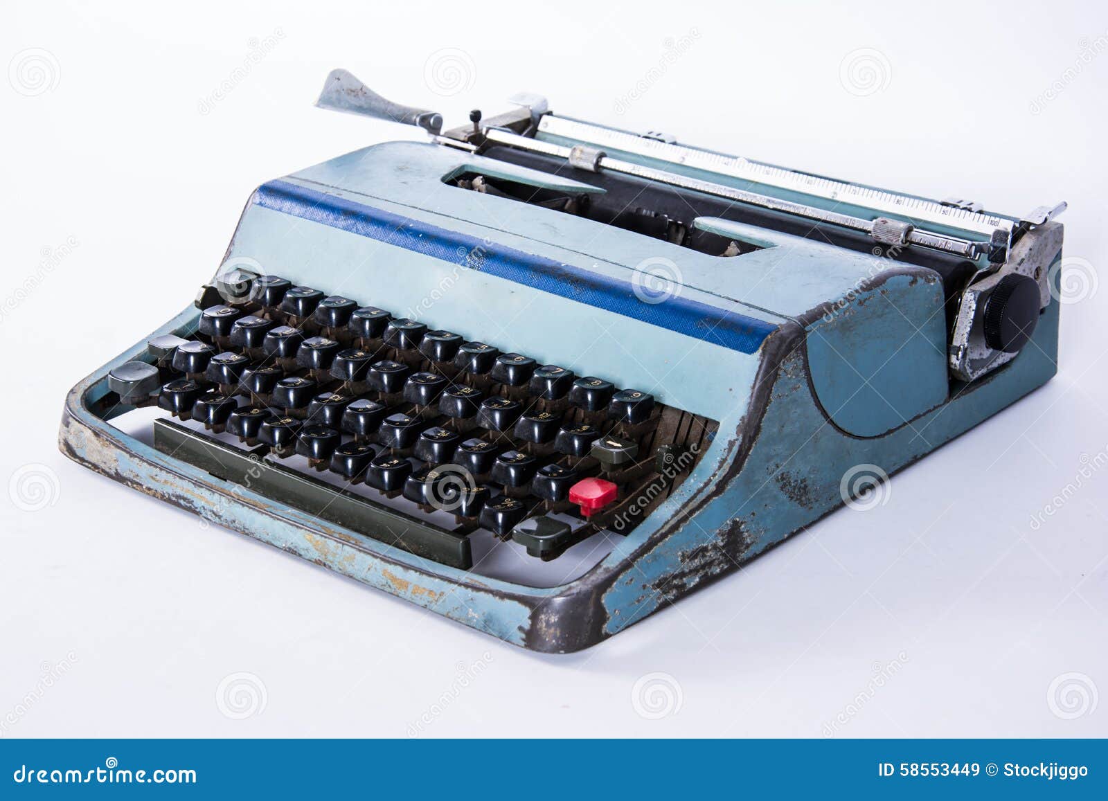 Vintage Typewriting Machine Keys Thai Font Stock Image - Image of ...