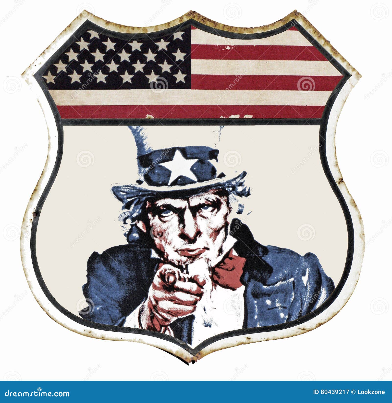 Vintage Uncle Sam stock illustration. Illustration of blue - 80439217