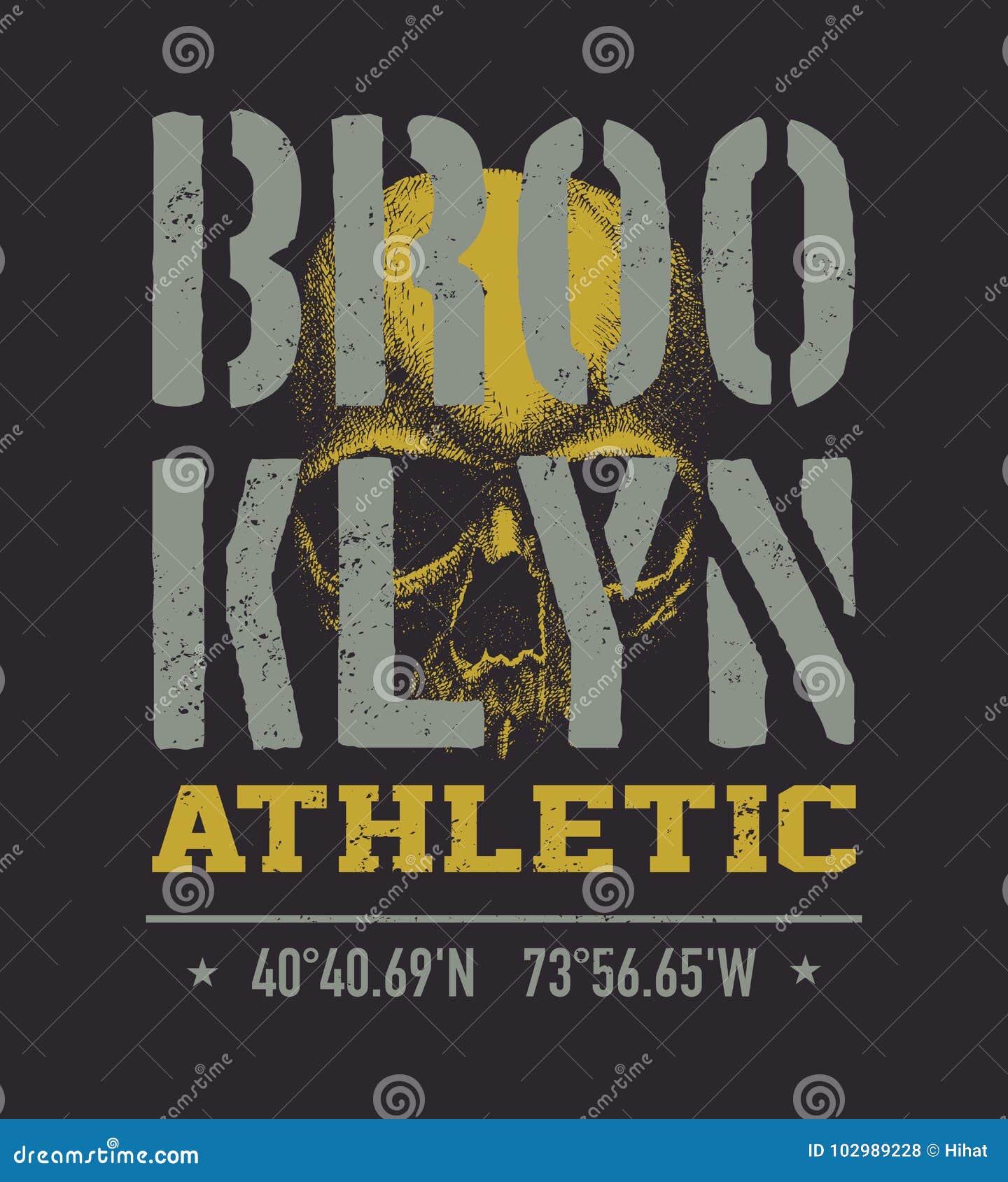 Vintage Urban Typography Vector Illustration Stock Vector ...