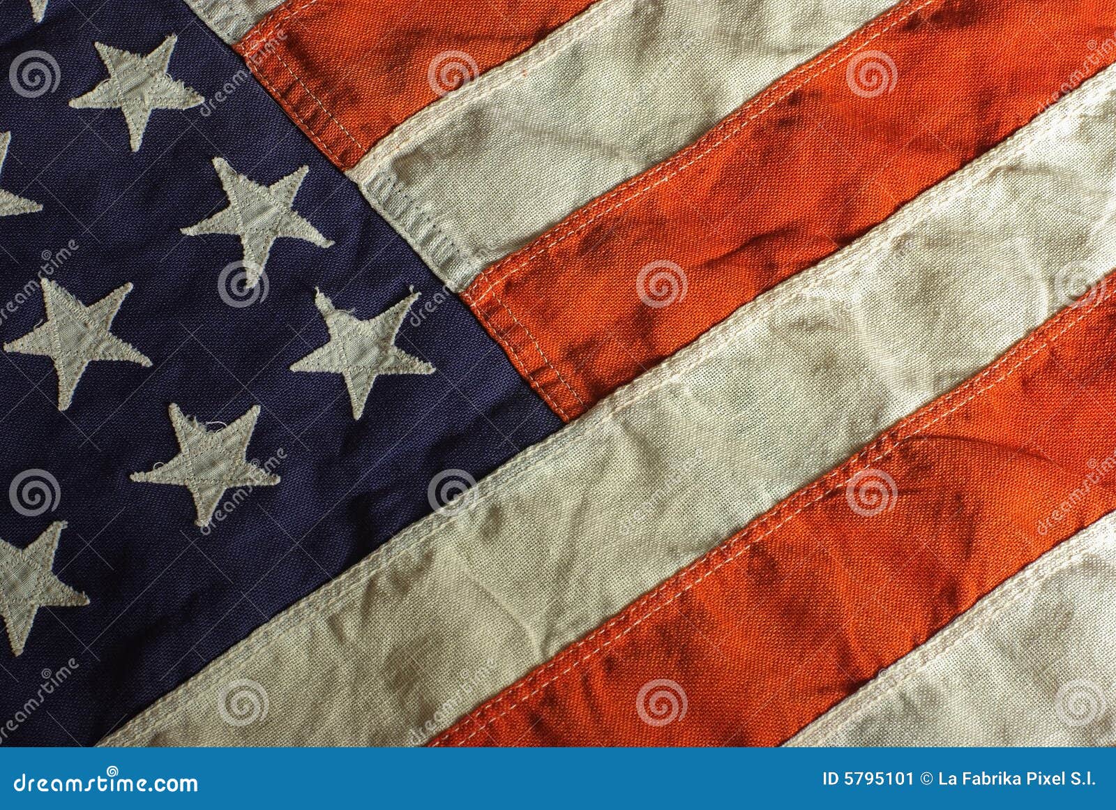 Vintage USA Flag stock image. Image of stars, independence - 5795101