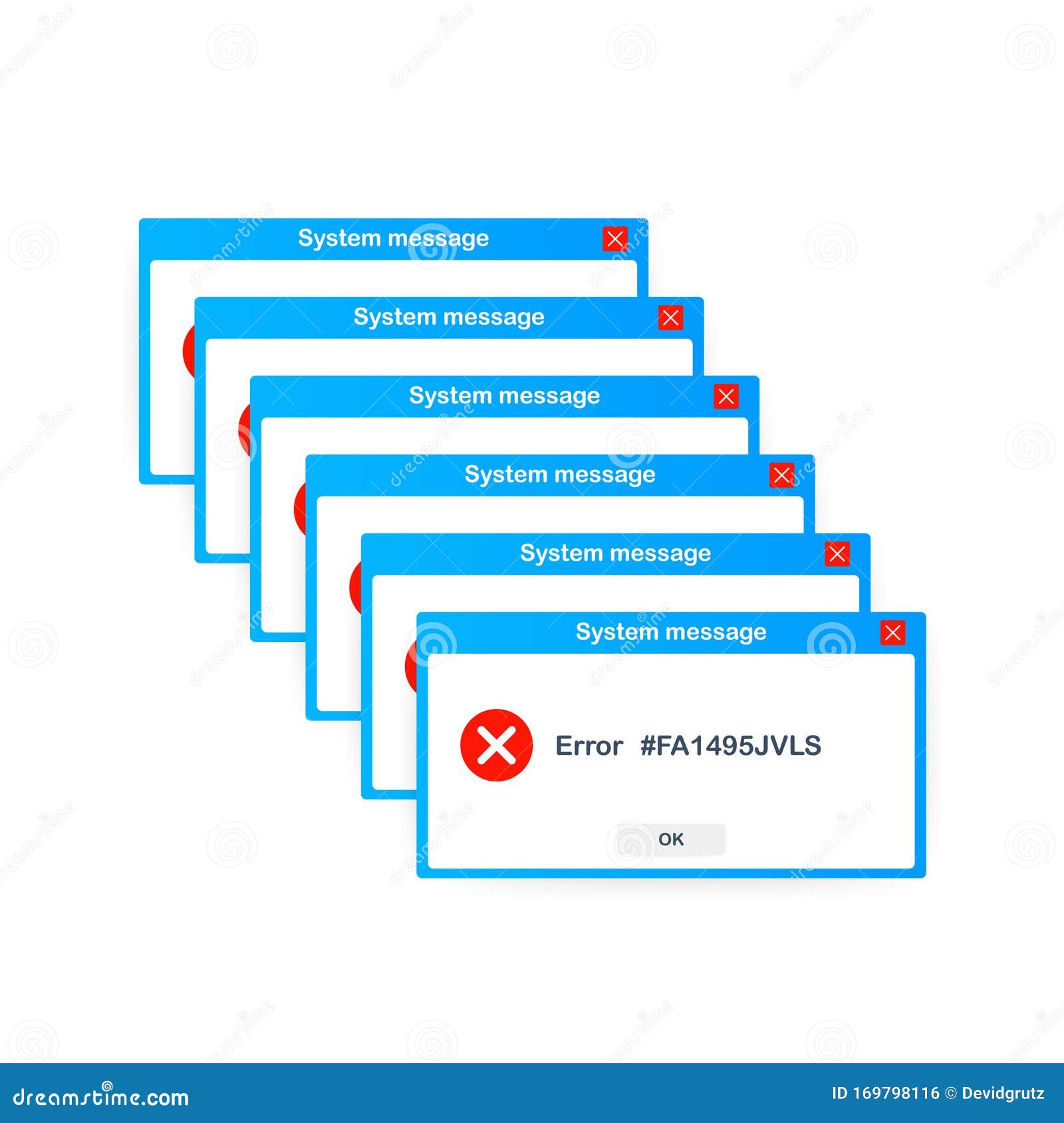 Vintage User Interface. Critical Error Warning Message Stock Vector ... Vintage User Interface. Critical Error Warning Message Stock Vector ...