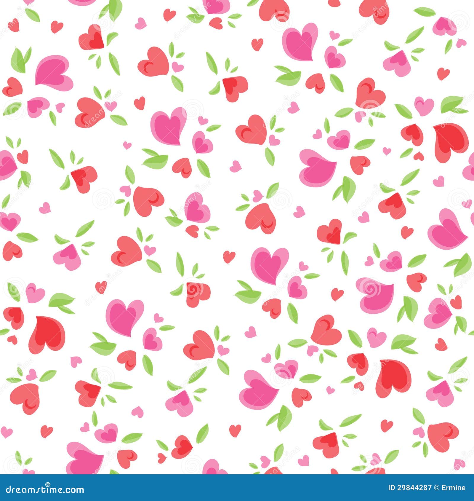 Vintage Valentine Pattern stock vector. Illustration of card - 29844287