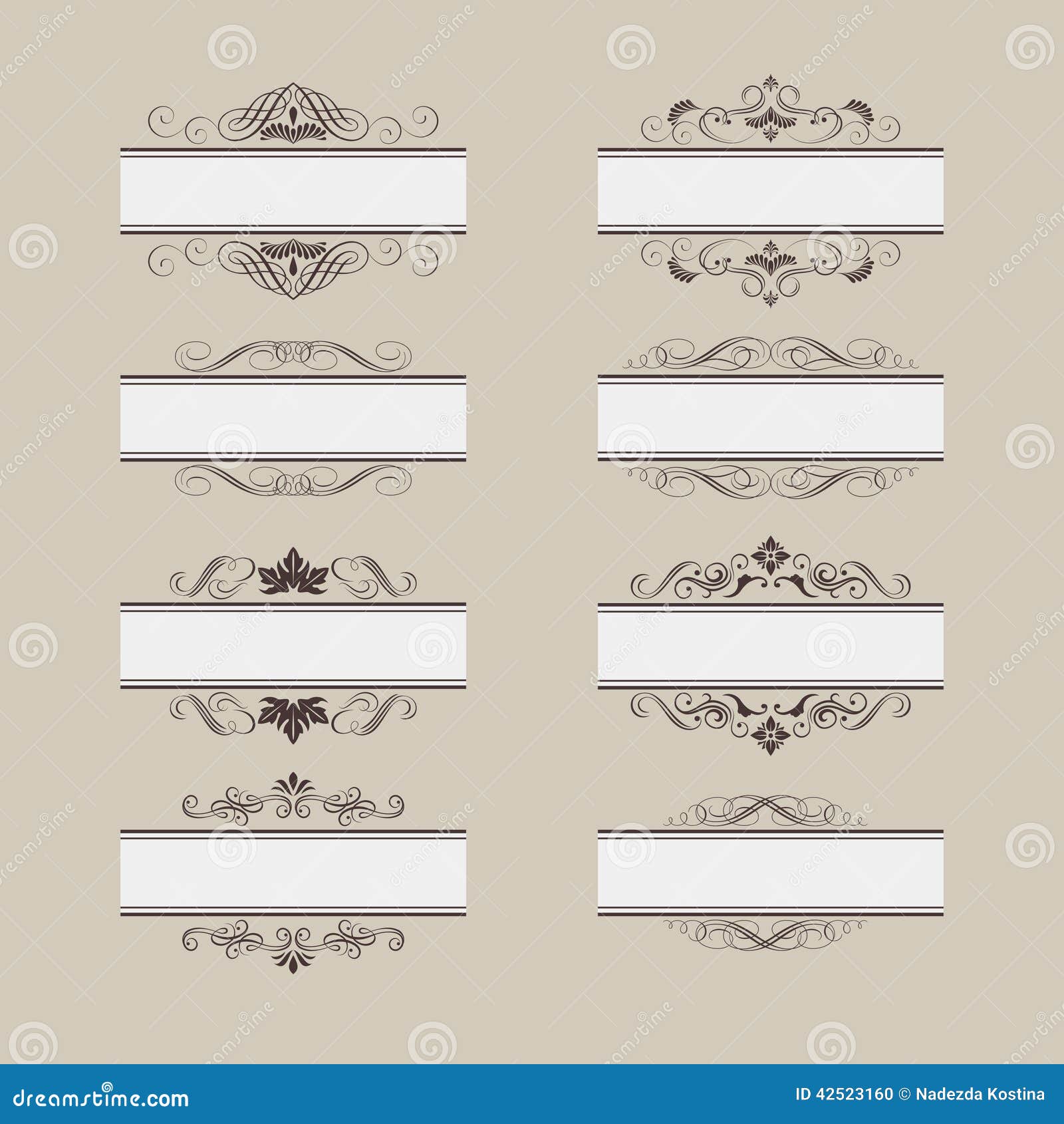 Free Vintage Vector Borders