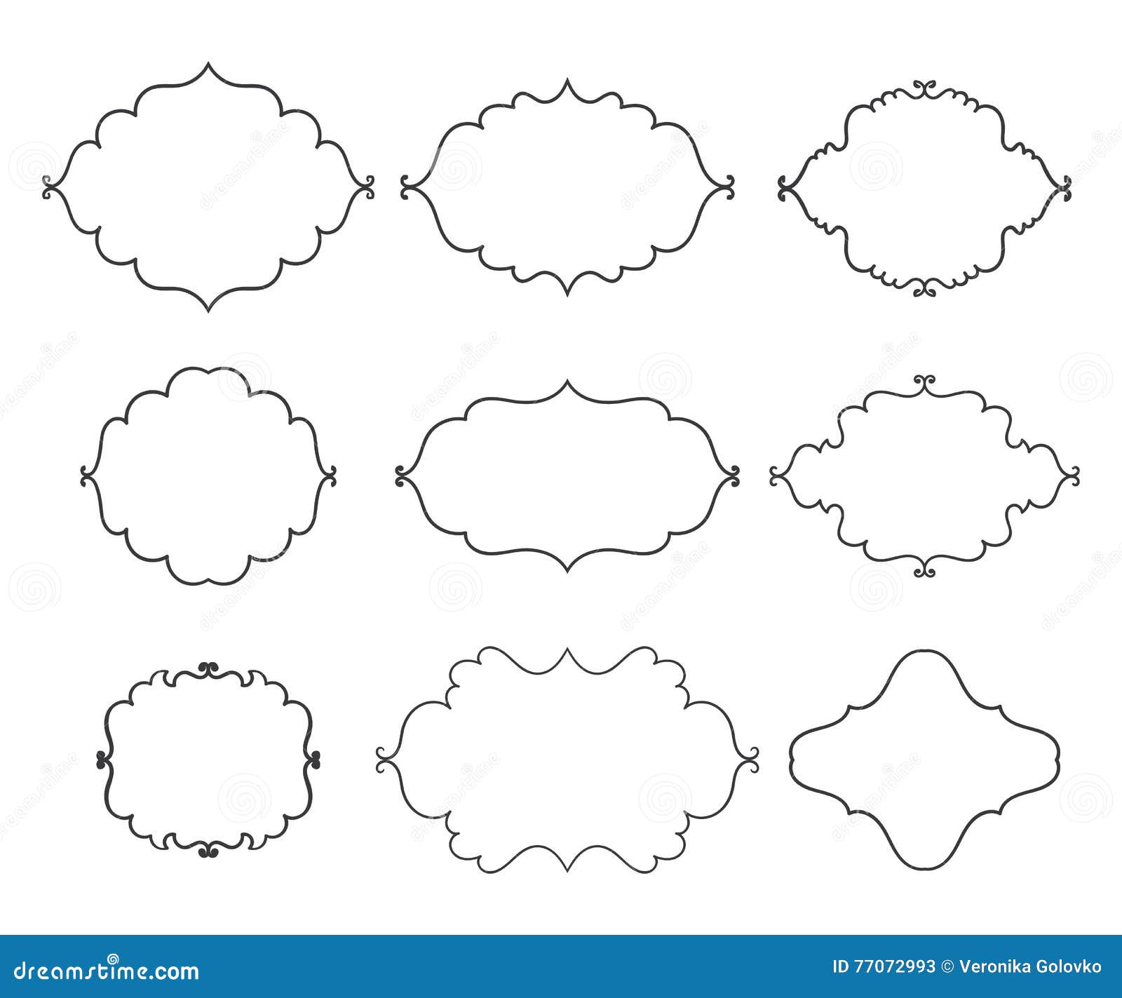 Fancy Shape Outlines