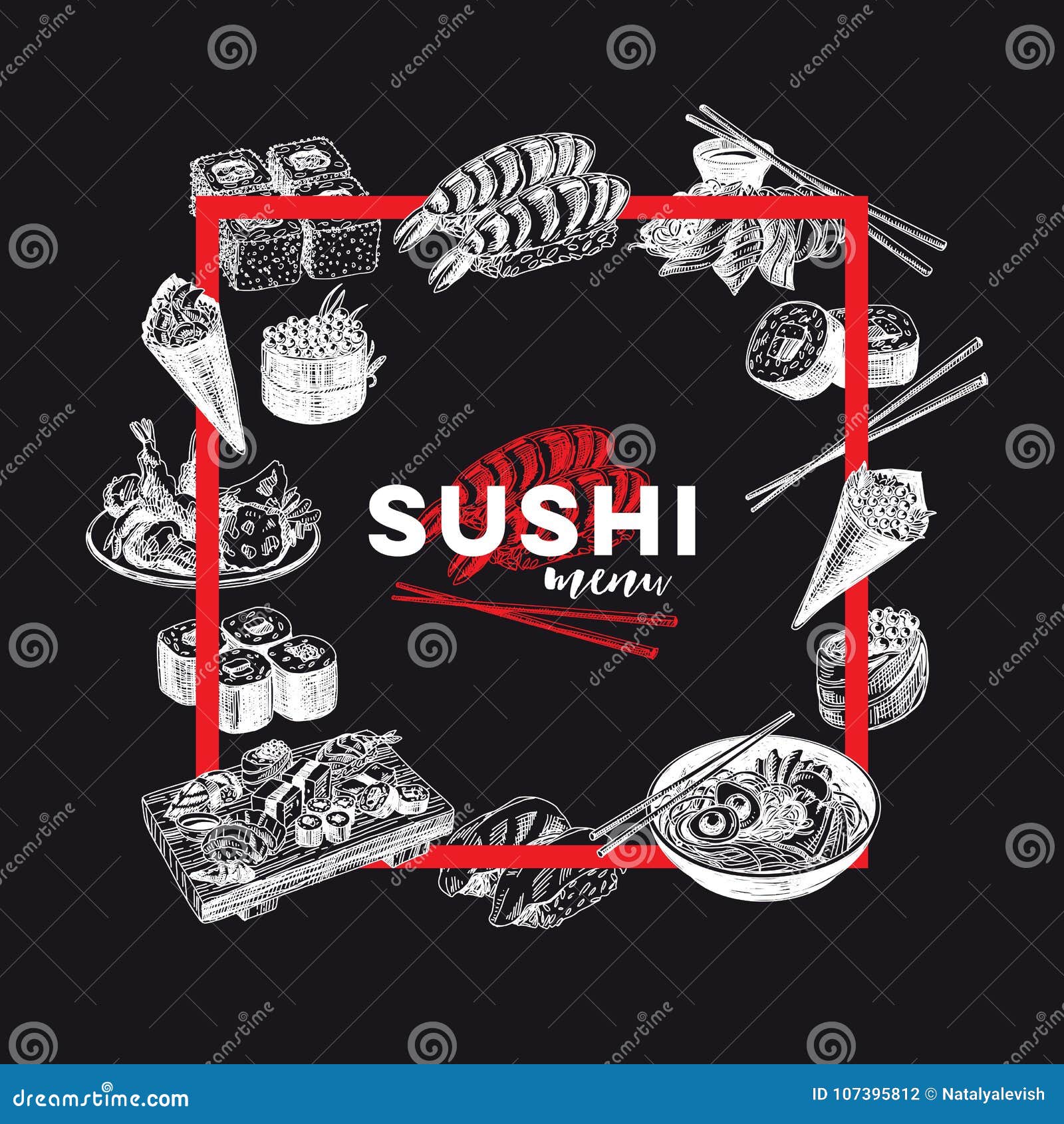 Vintage Vector Hand Drawn Japanese Food Sketch Stock Vector ... Vintage Vector Hand Drawn Japanese Food Sketch Stock Vector ...