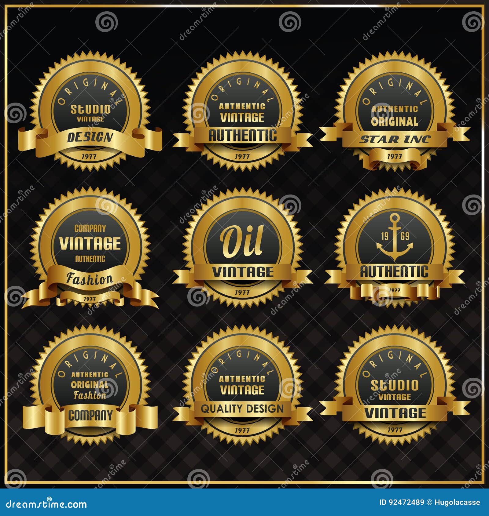 Labels With Symbols Vector Illustration | CartoonDealer.com #10132410