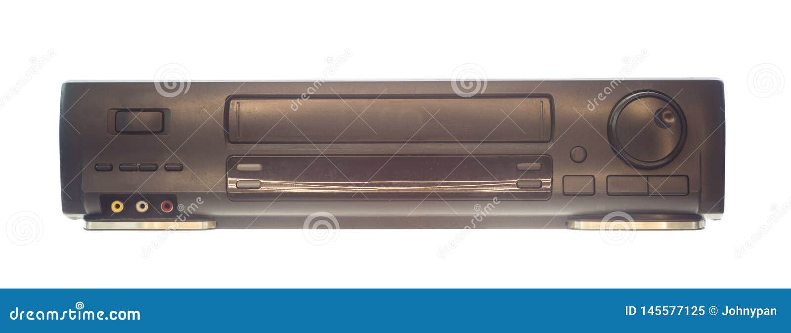 Vintage Vhs Player for Video Tape Stock Image - Image of electronic ...