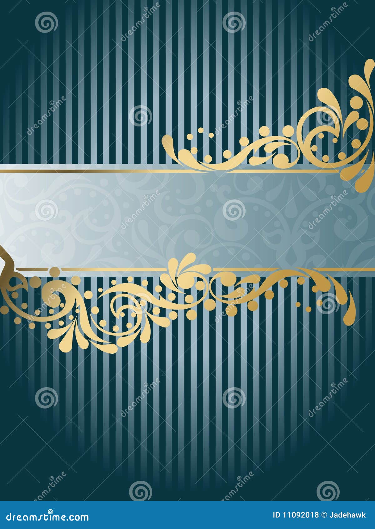 Vintage Victorian Banner, Vertical Stock Vector - Illustration of ...