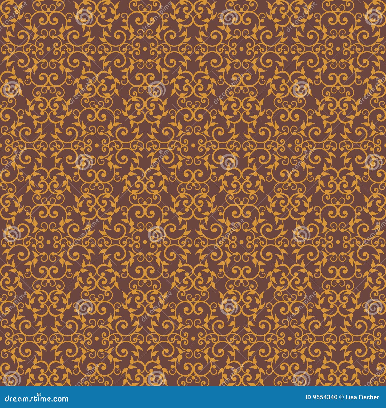 Vintage Victorian_Brown ilustração do vetor. Ilustração de backdrop ...