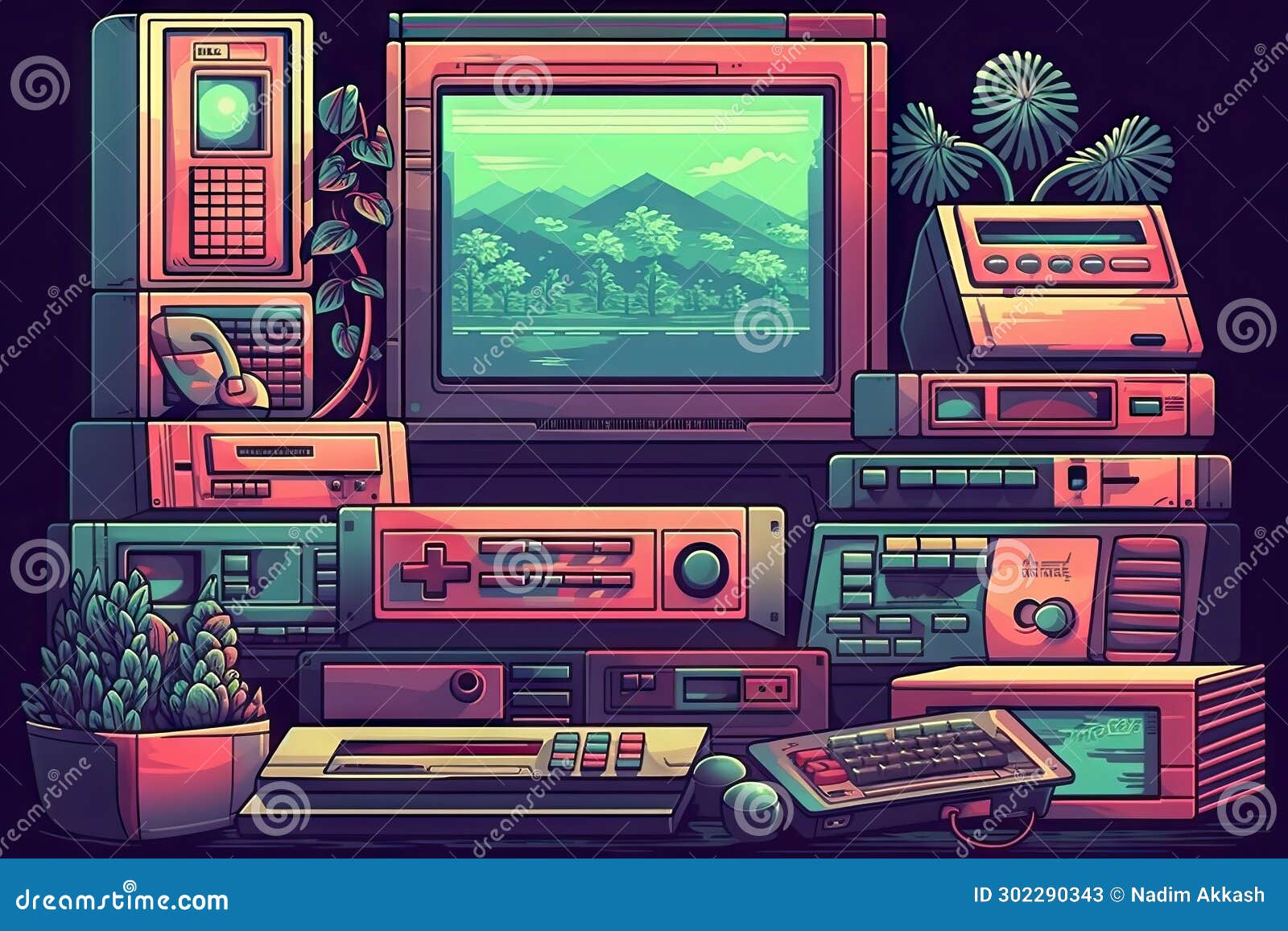 16bit Retro Video Game Aesthetic, Gaming Abc For Logos, Brands And ...