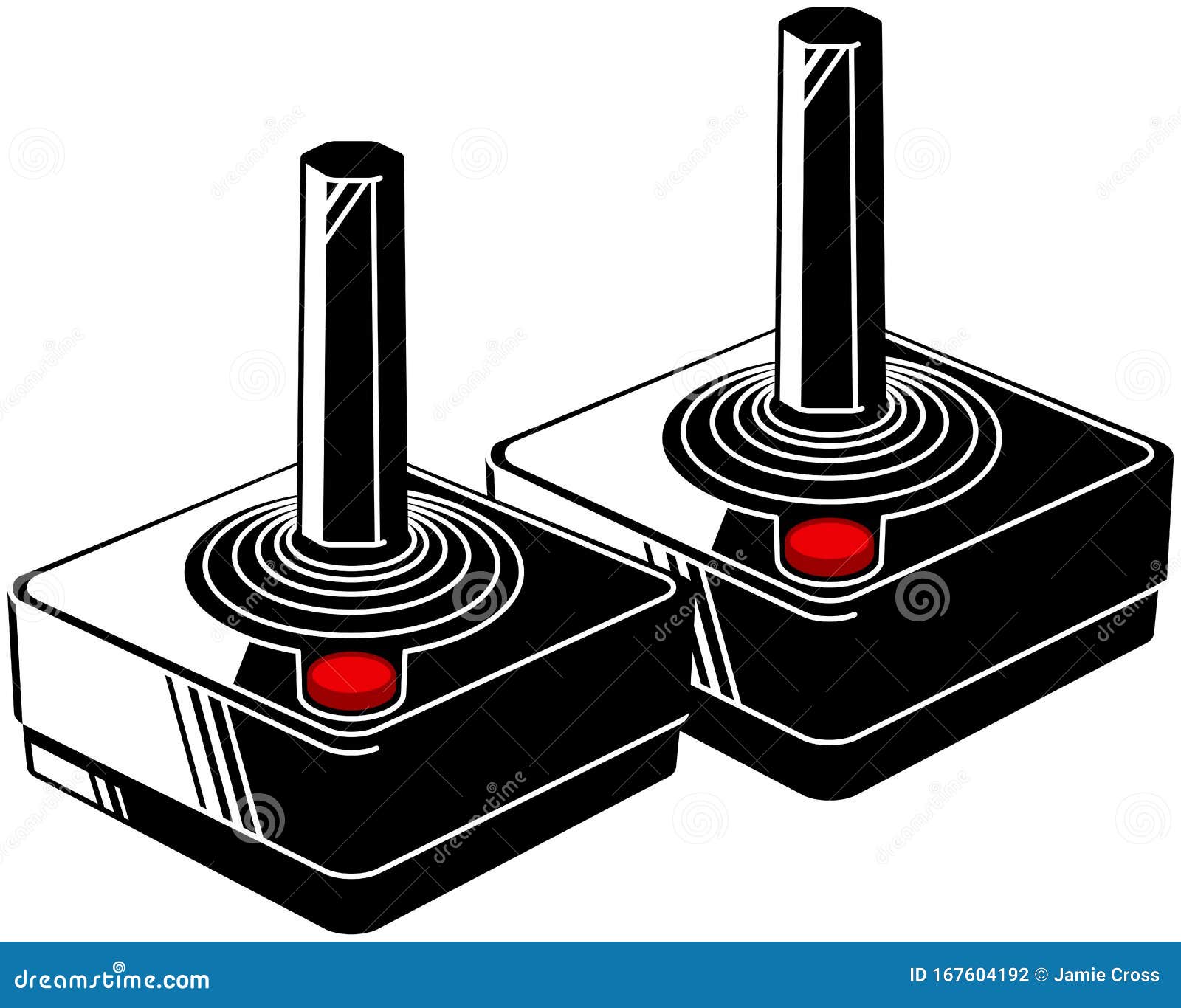 Vintage Video Game Joysticks Ilustracja Wektor - Ilustracja złożonej z ... Vintage Video Game Joysticks Ilustracja Wektor - Ilustracja złożonej z ...