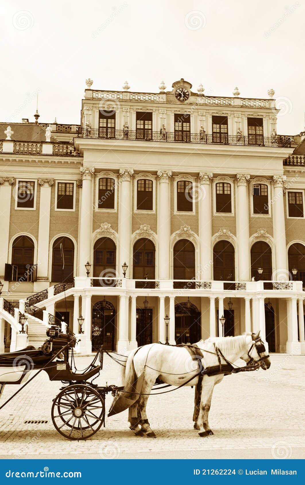 Vintage Vienna editorial stock image. Image of panorama - 21262224