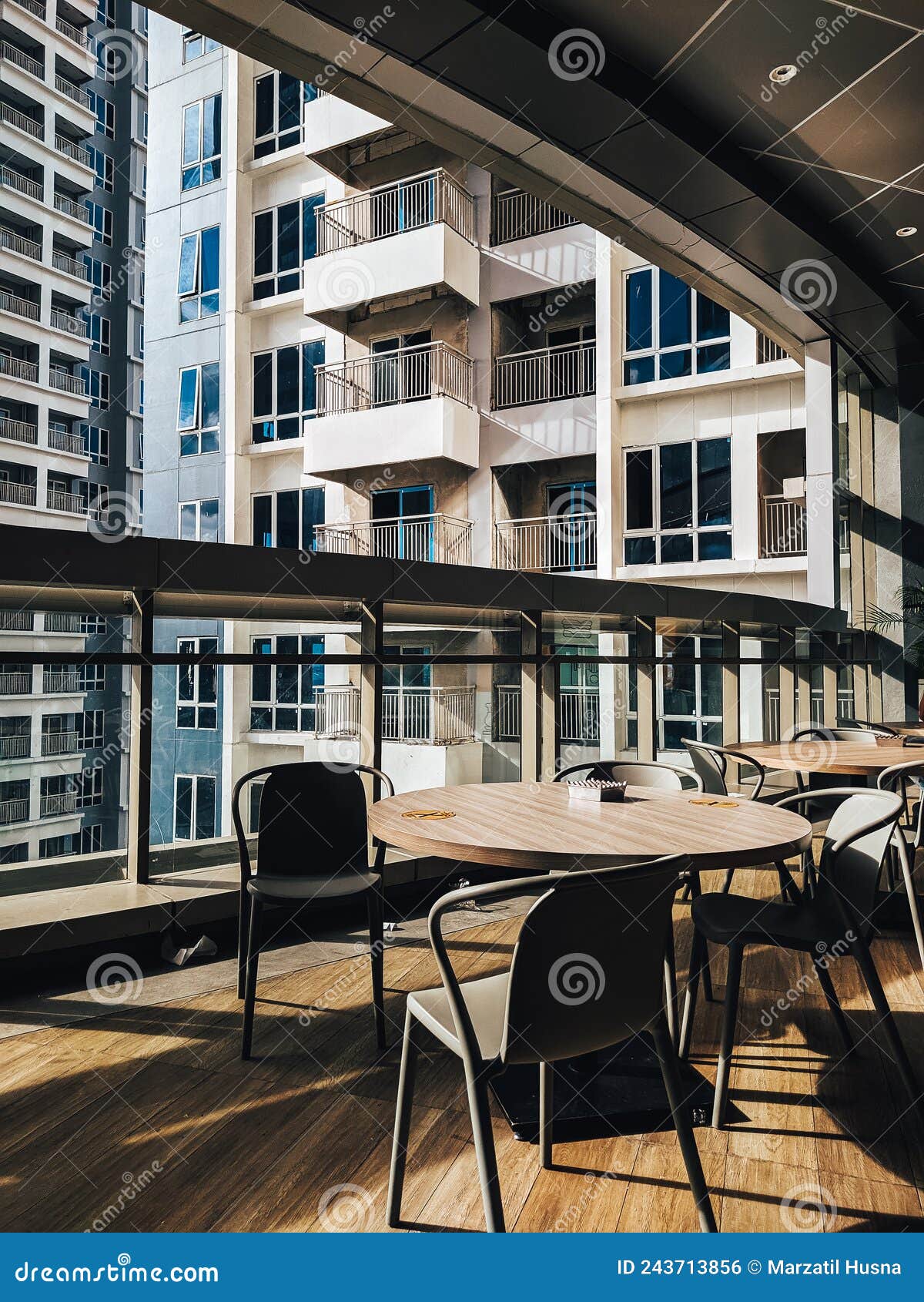 Vintage View with the Best View Architecture from the Town Stock Photo ...