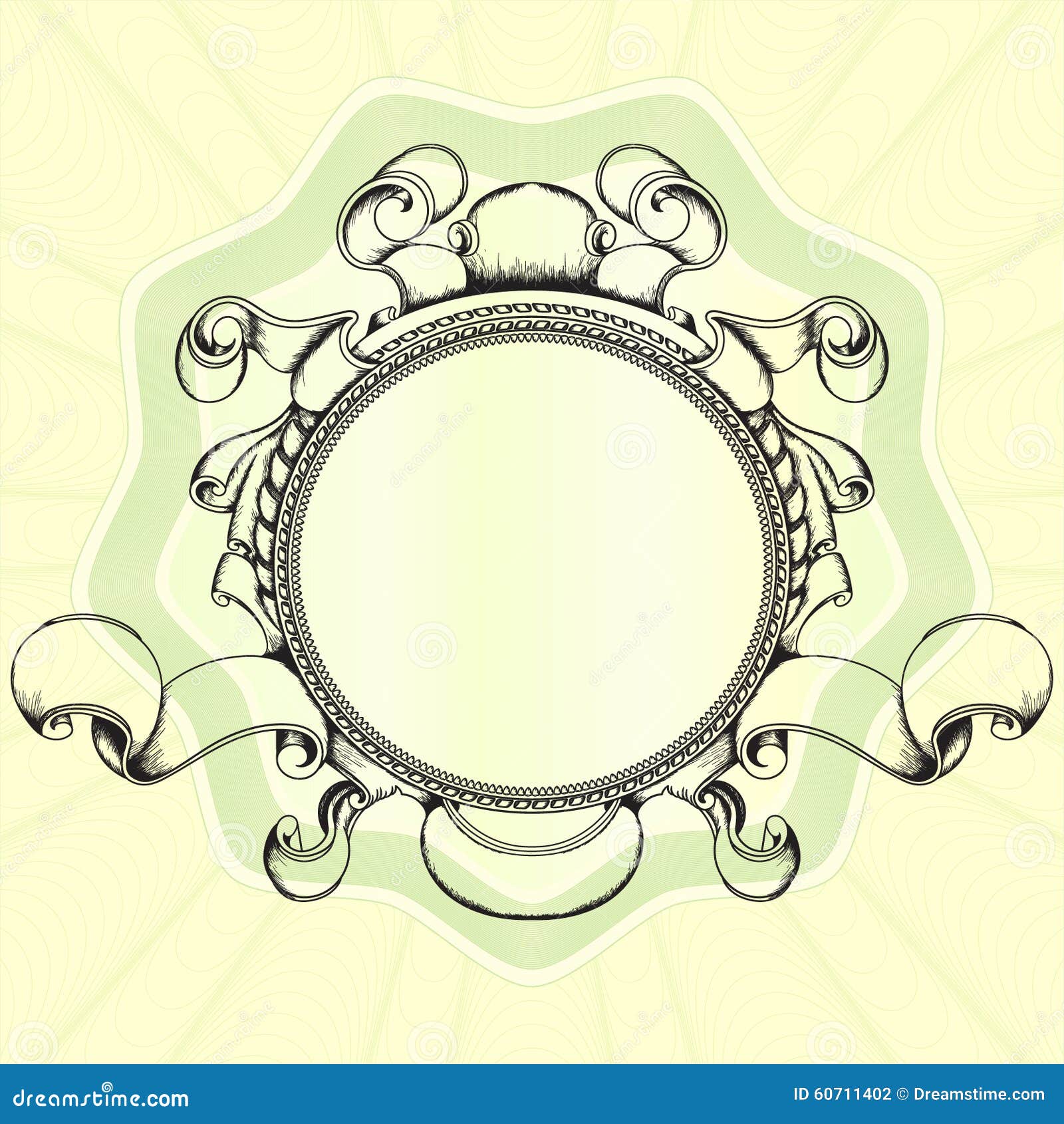 Vintage vignette. stock vector. Illustration of collection - 60711402